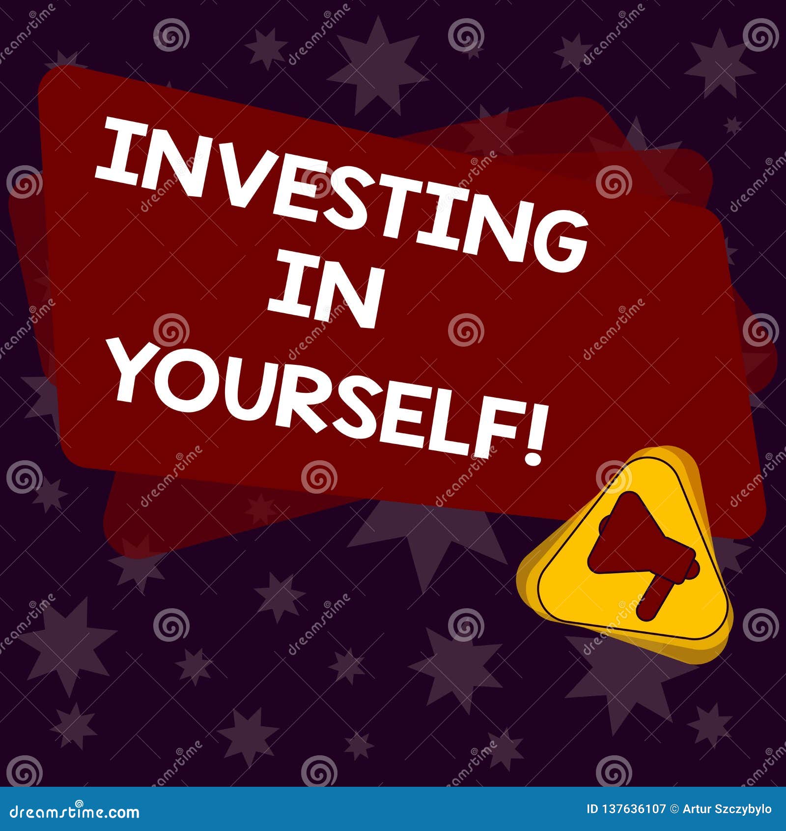 Handwriting Text Writing Investing in Yourself. Concept Meaning ...