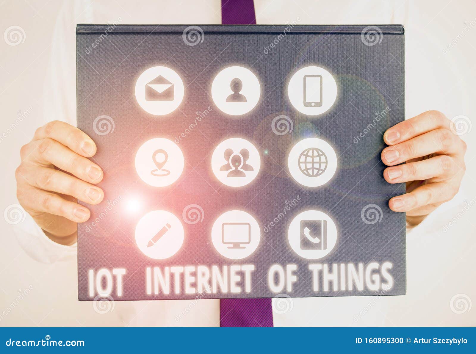 Handwriting Text Writing Iot Internet of Things. Concept Meaning ...
