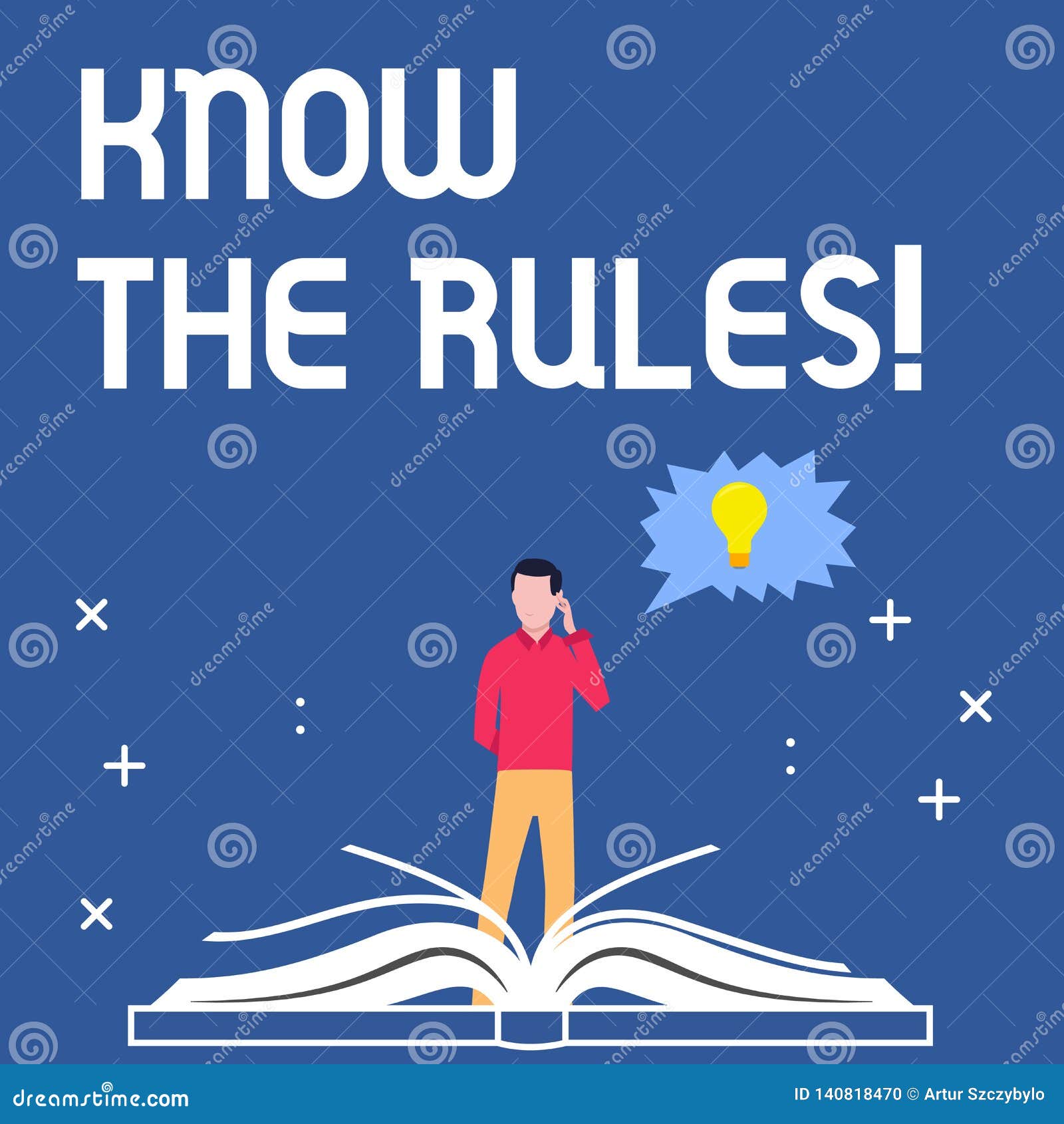 Handwriting Text Writing Know the Rules. Concept Meaning Be Aware of ...