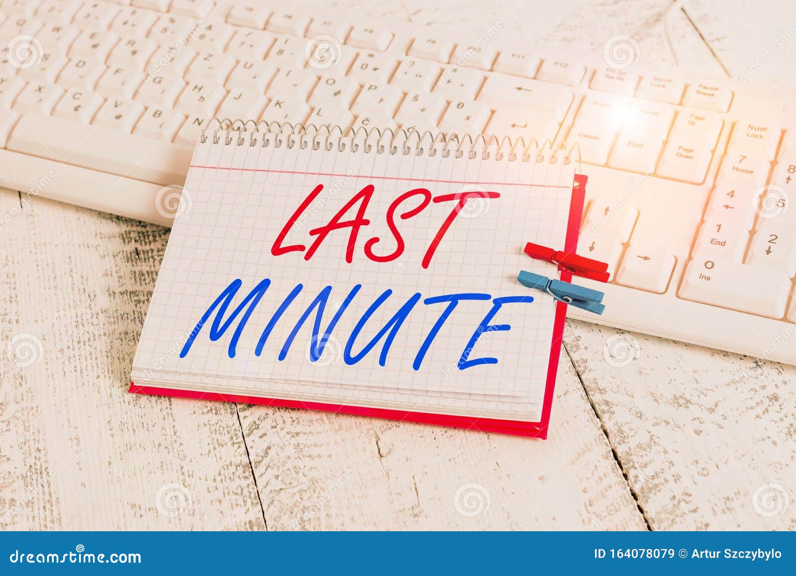 Handwriting Text Writing Last Minute. Concept Meaning Done or Occurring ...