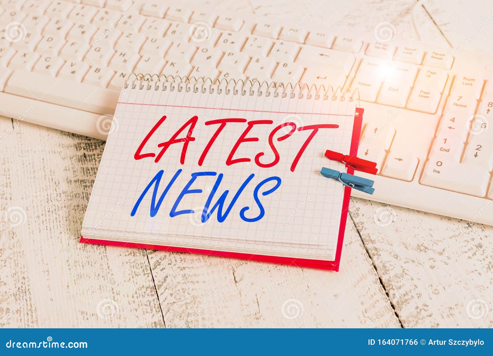 Handwriting Text Writing Latest News. Concept Meaning Information that ...