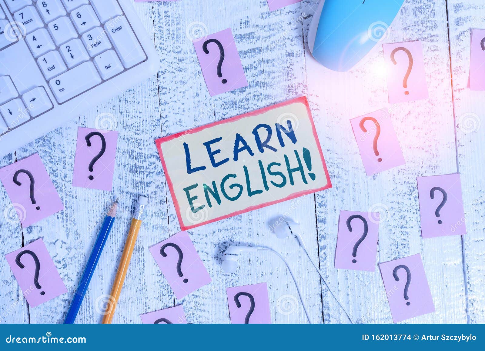 Handwriting Text Writing Learn English. Concept Meaning Gain Acquire ...