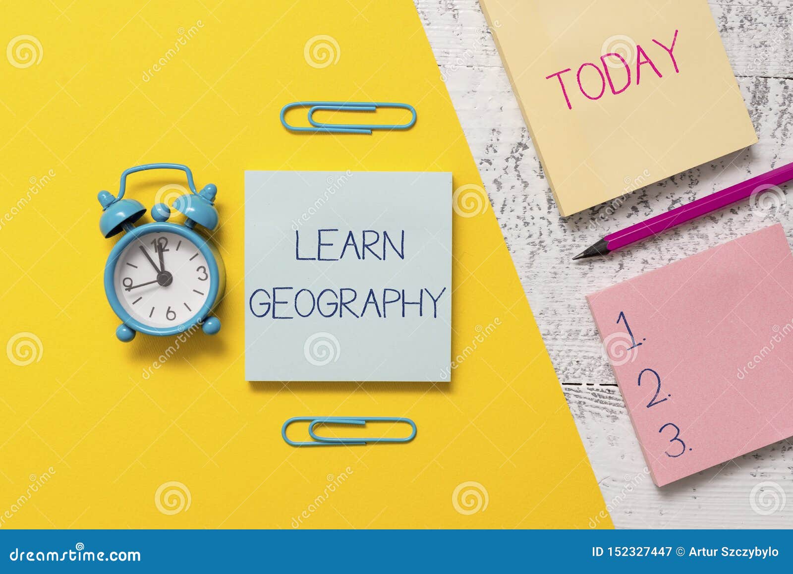 Handwriting Text Writing Learn Geography. Concept Meaning Study of ...