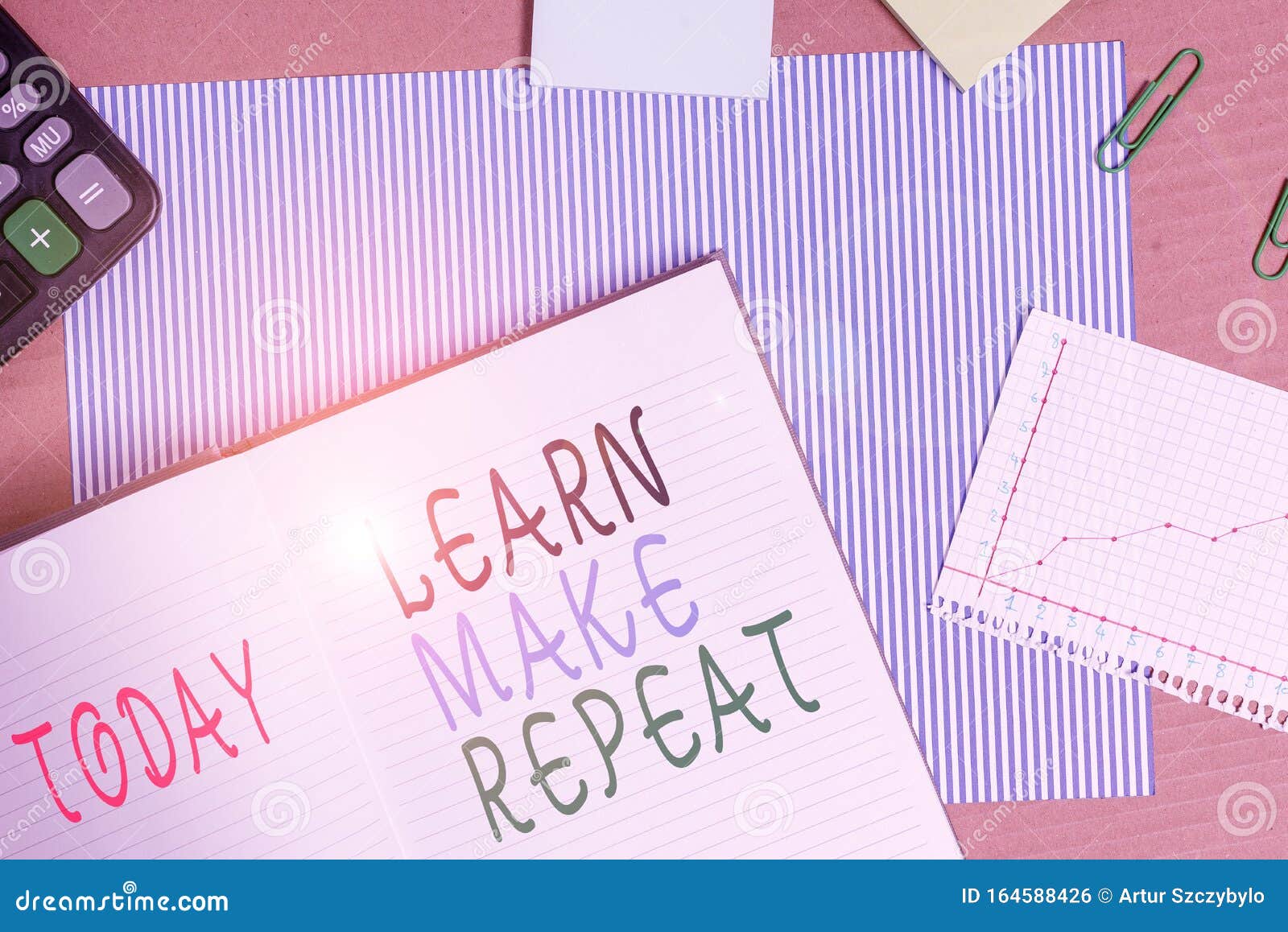 Handwriting Text Writing Learn Make Repeat. Concept Meaning Once You Do ...