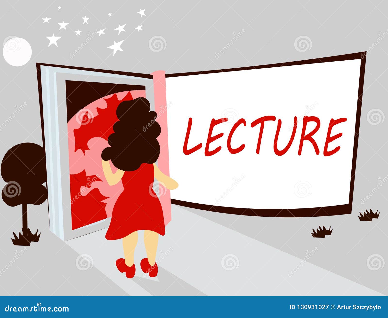 Handwriting Text Writing Lecture. Concept Meaning Educational Talk To ...