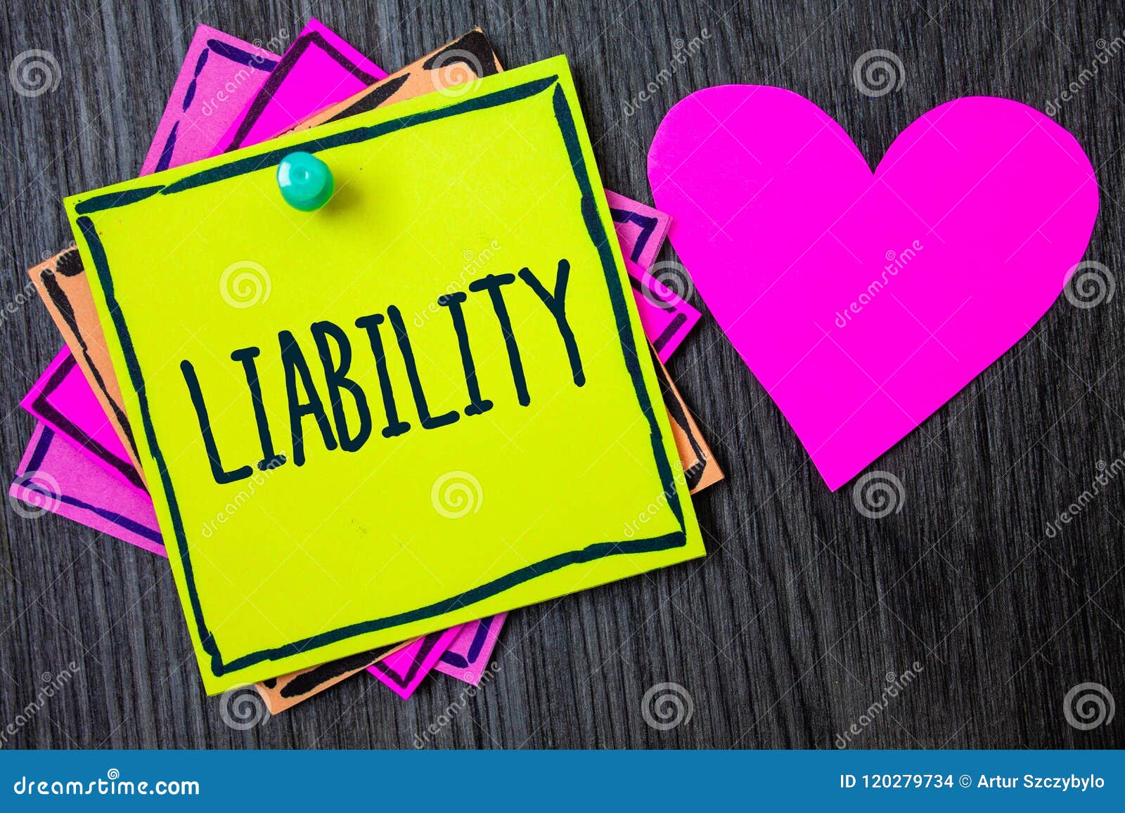 Handwriting Text Writing Liability. Concept Meaning State of Being ...
