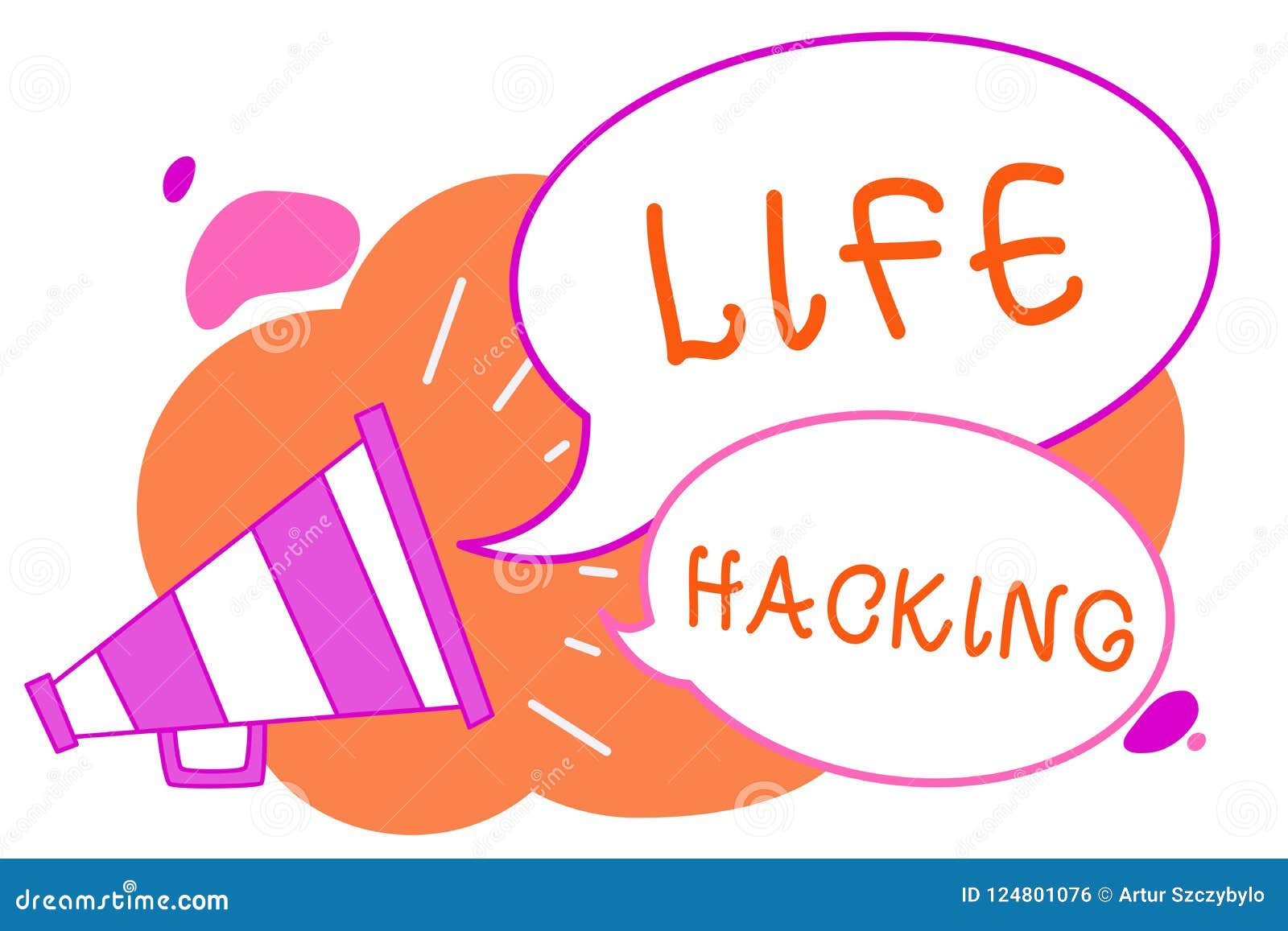 Handwriting Text Writing Life Hacking. Concept Meaning Simple and ...