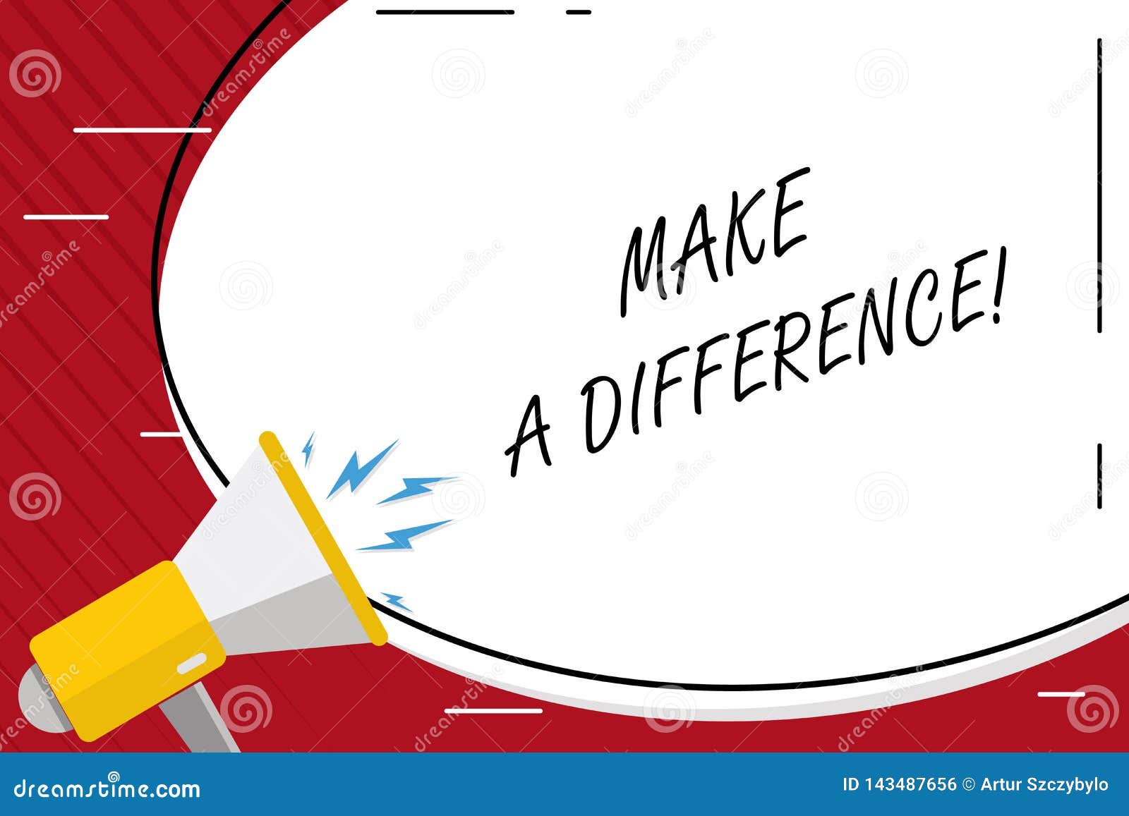 Handwriting Text Writing Make a Difference. Concept Meaning Have ...