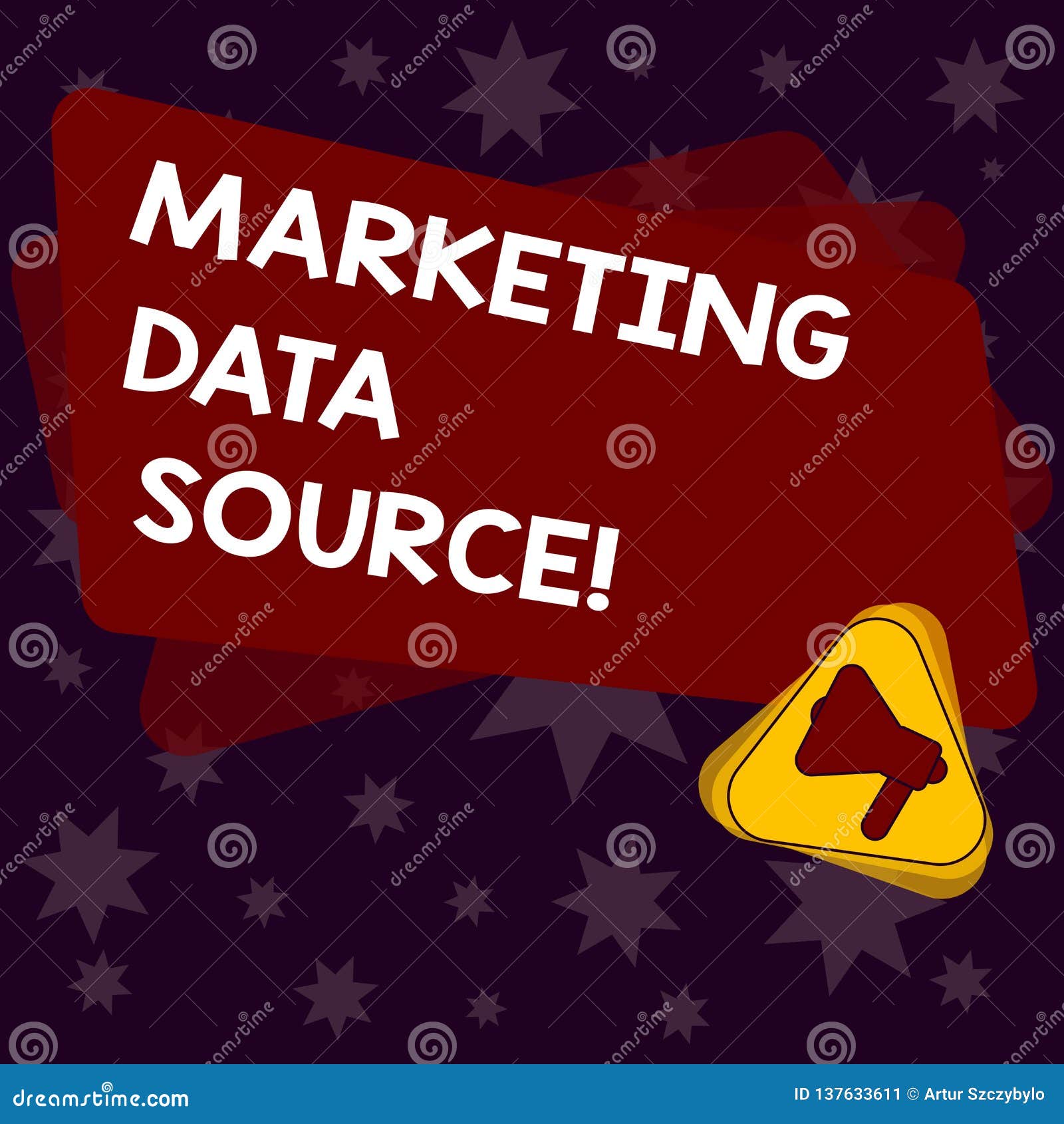 Handwriting Text Writing Marketing Data Source. Concept Meaning Connection Set Up To a Database ...
