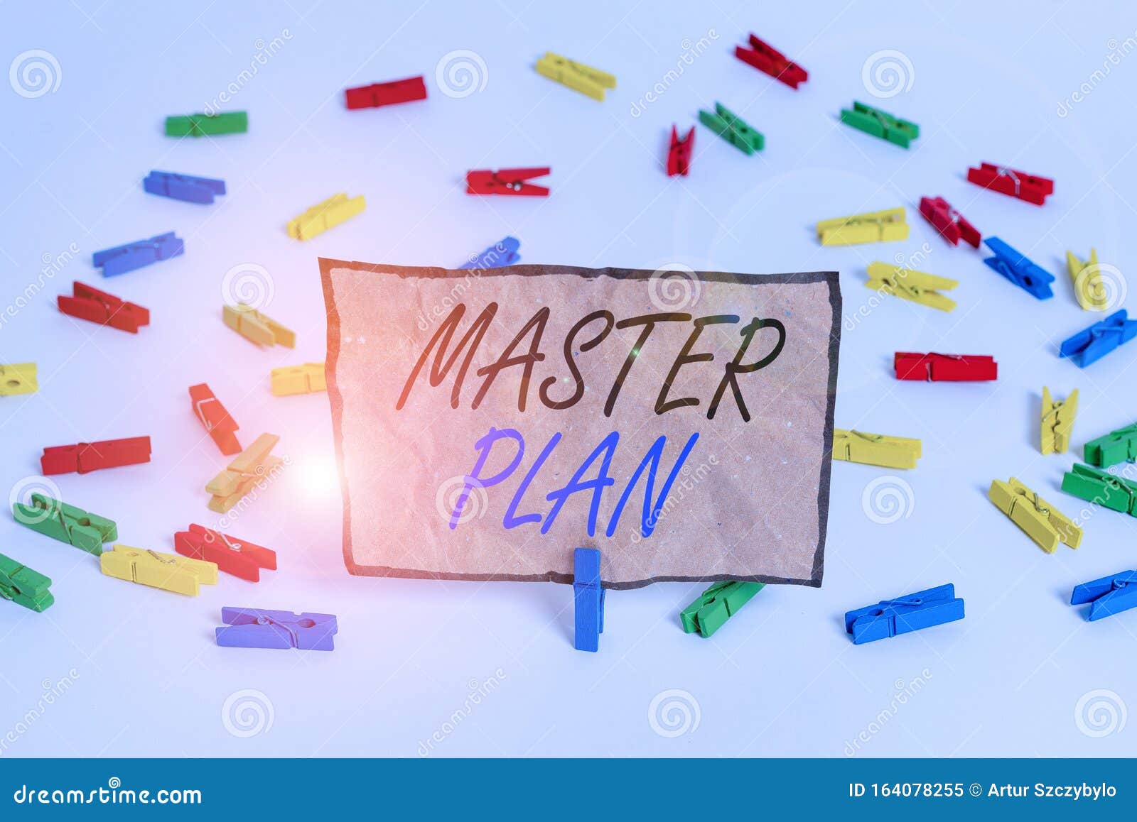 Handwriting Text Writing Master Plan. Concept Meaning Dynamic Longterm ...