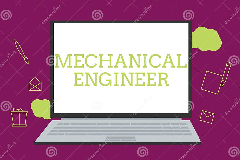 Handwriting Text Writing Mechanical Engineer. Concept Meaning Applied ...