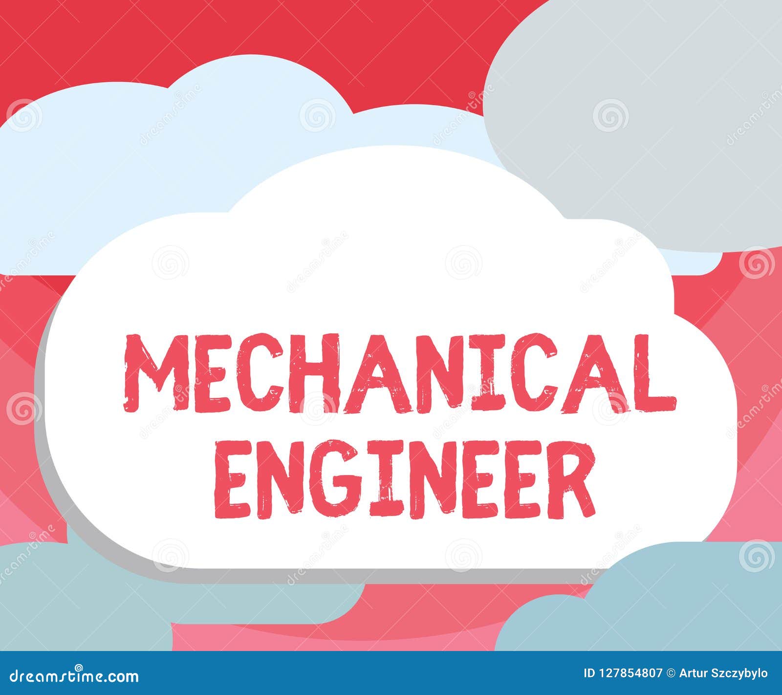 Handwriting Text Writing Mechanical Engineer. Concept Meaning Applied ...