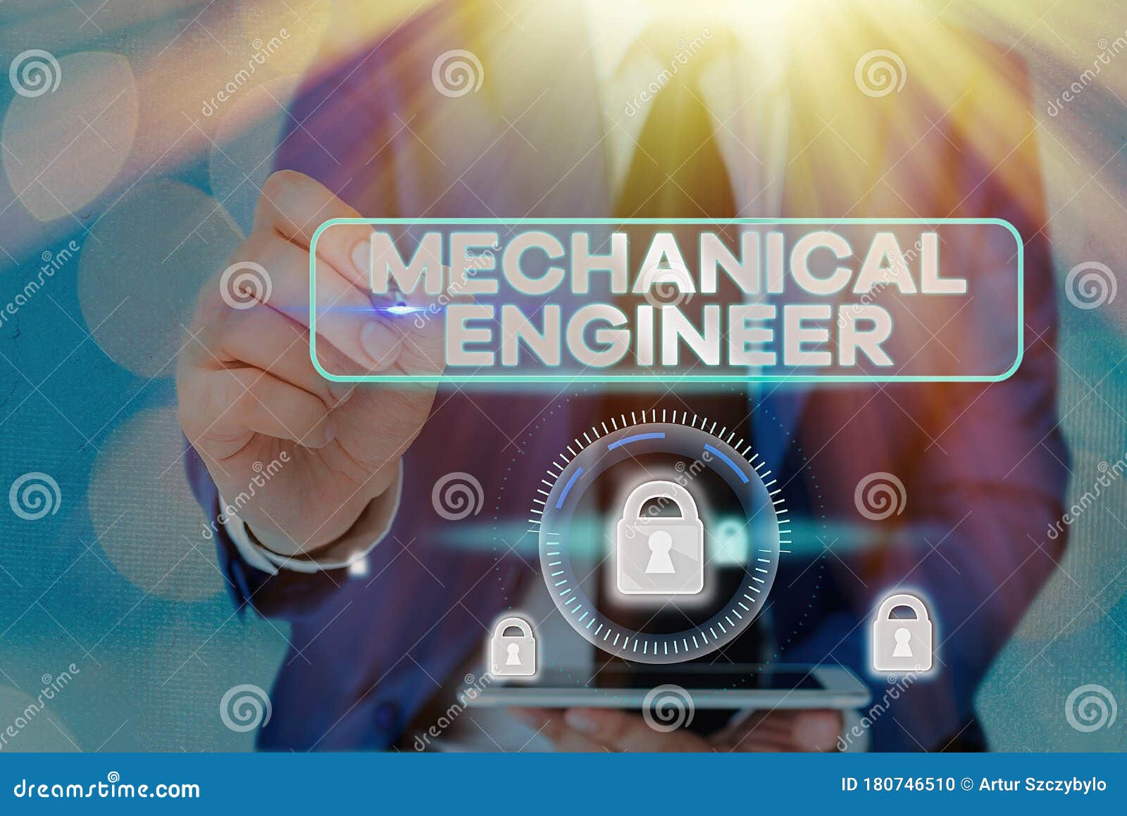 Handwriting Text Writing Mechanical Engineer. Concept Meaning Applied ...