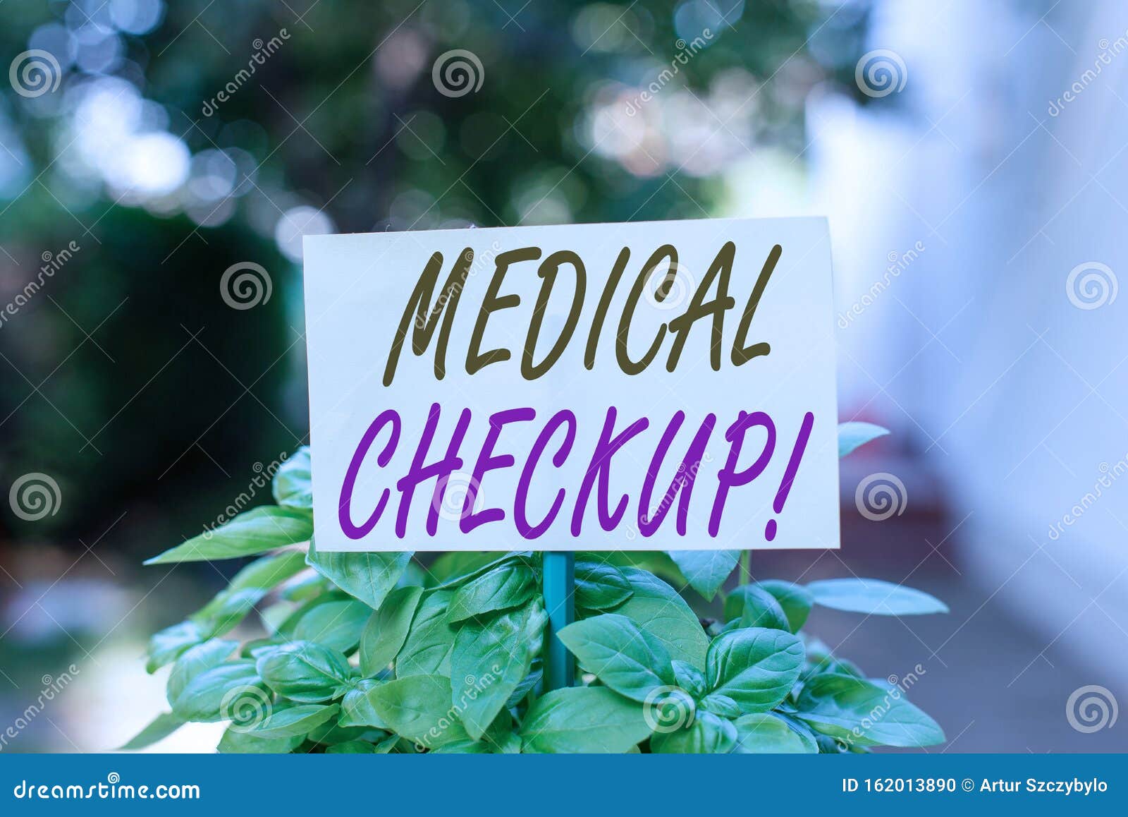 Handwriting Text Writing Medical Checkup. Concept Meaning Thorough ...