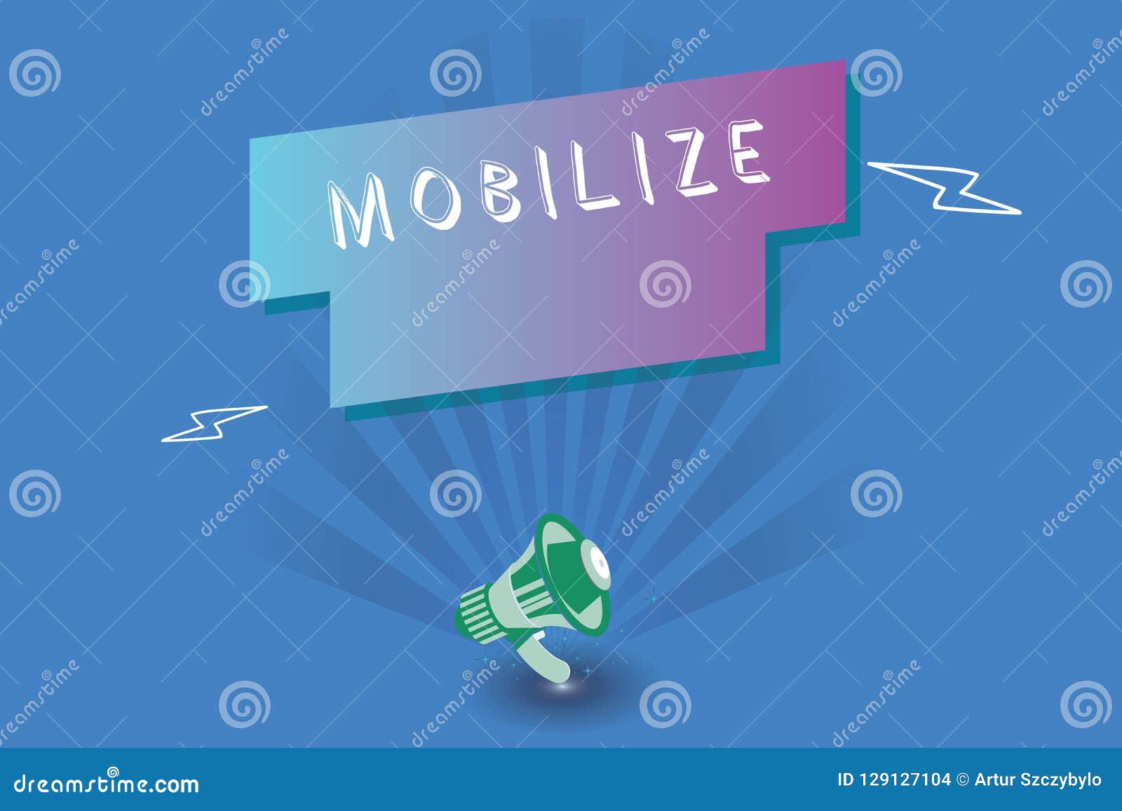 Handwriting Text Writing Mobilize. Concept Meaning Make Something ...