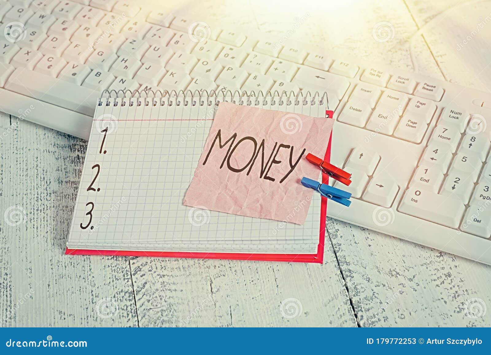 Handwriting Text Writing Money. Concept Meaning a Current Medium of ...