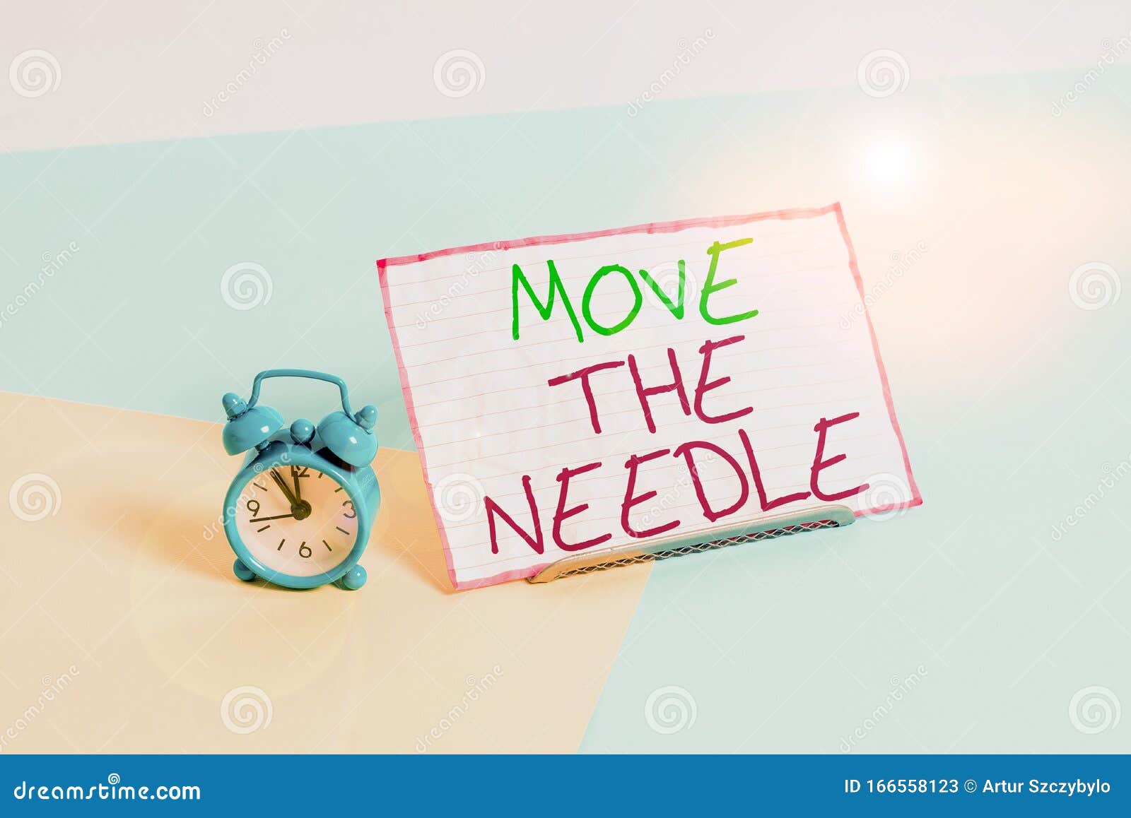Handwriting Text Writing Move the Needle. Concept Meaning Make a ...