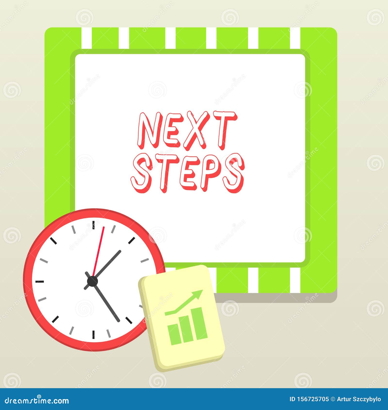 Handwriting Text Writing Next Steps. Concept Meaning Something You Do ...