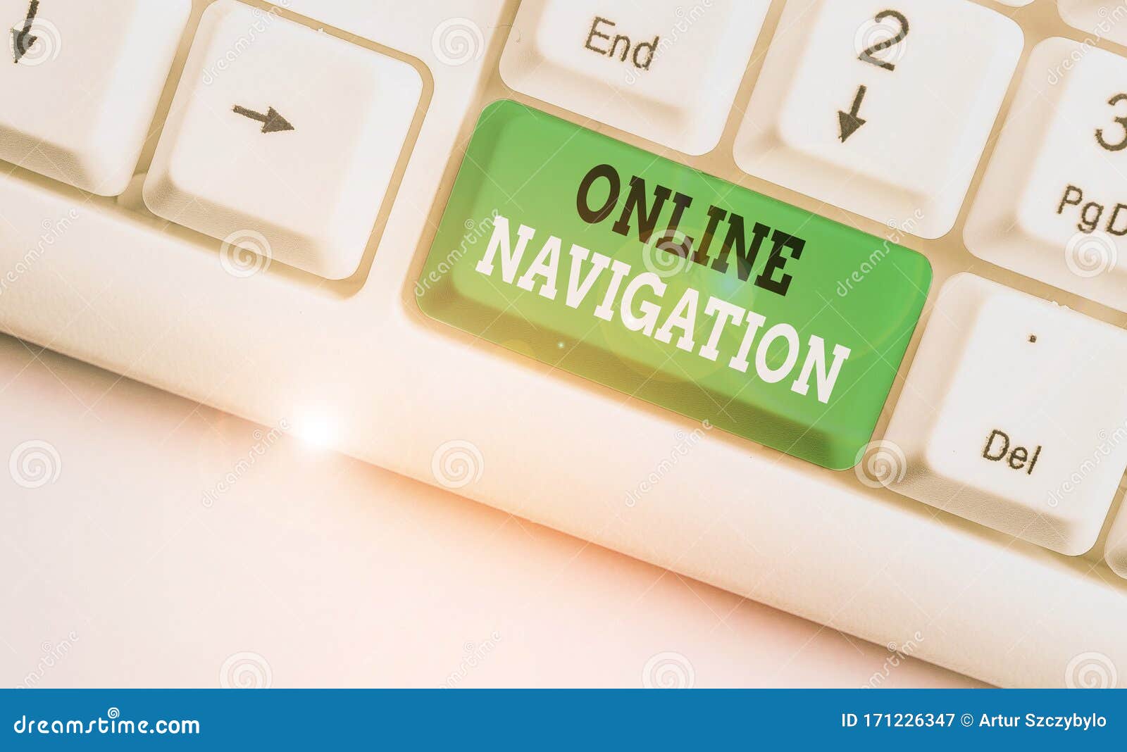 Handwriting Text Writing Online Navigation. Concept Meaning Navigating ...