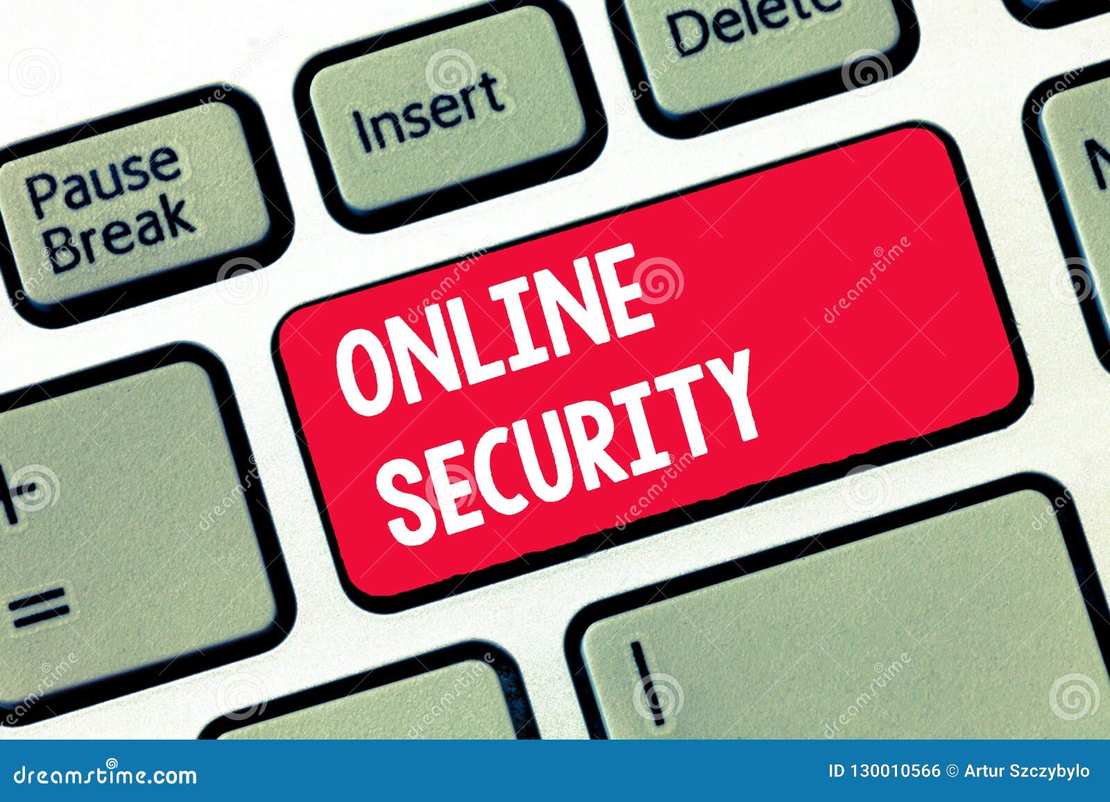 Handwriting Text Writing Online Security. Concept Meaning Rules To ...