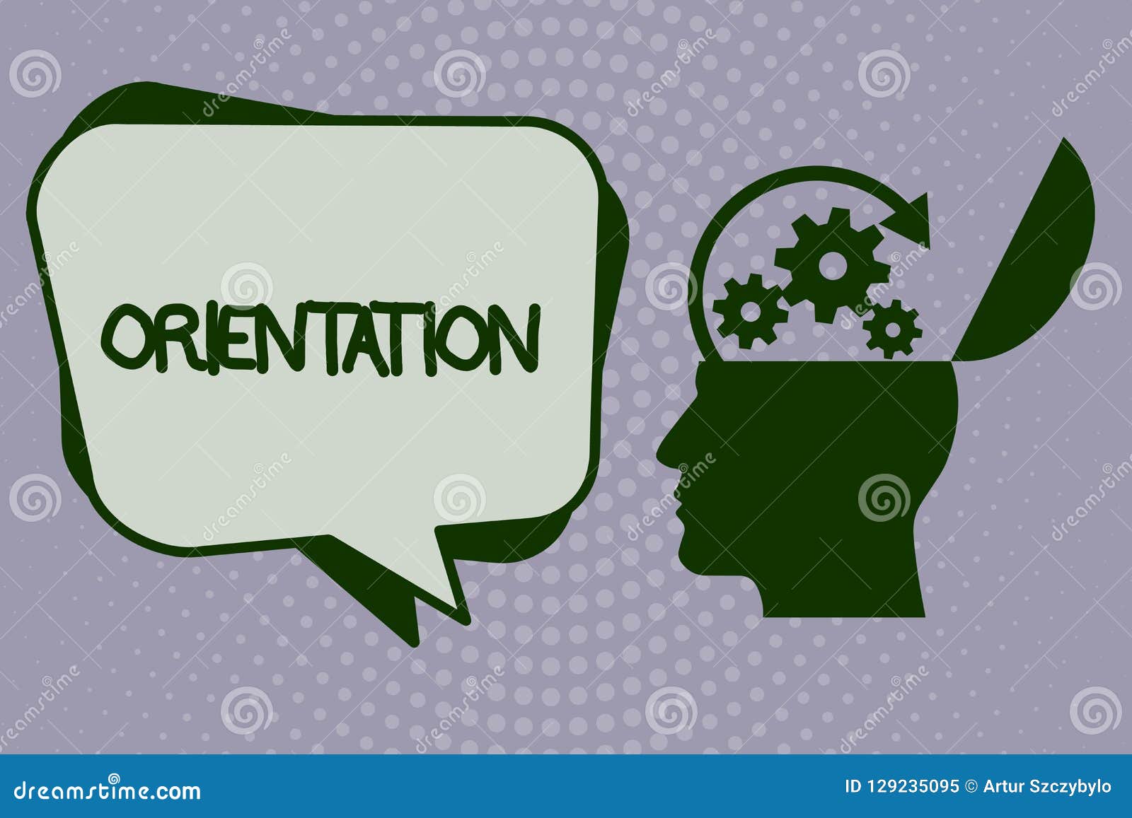 Handwriting Text Writing Orientation. Concept Meaning Particular Things ...