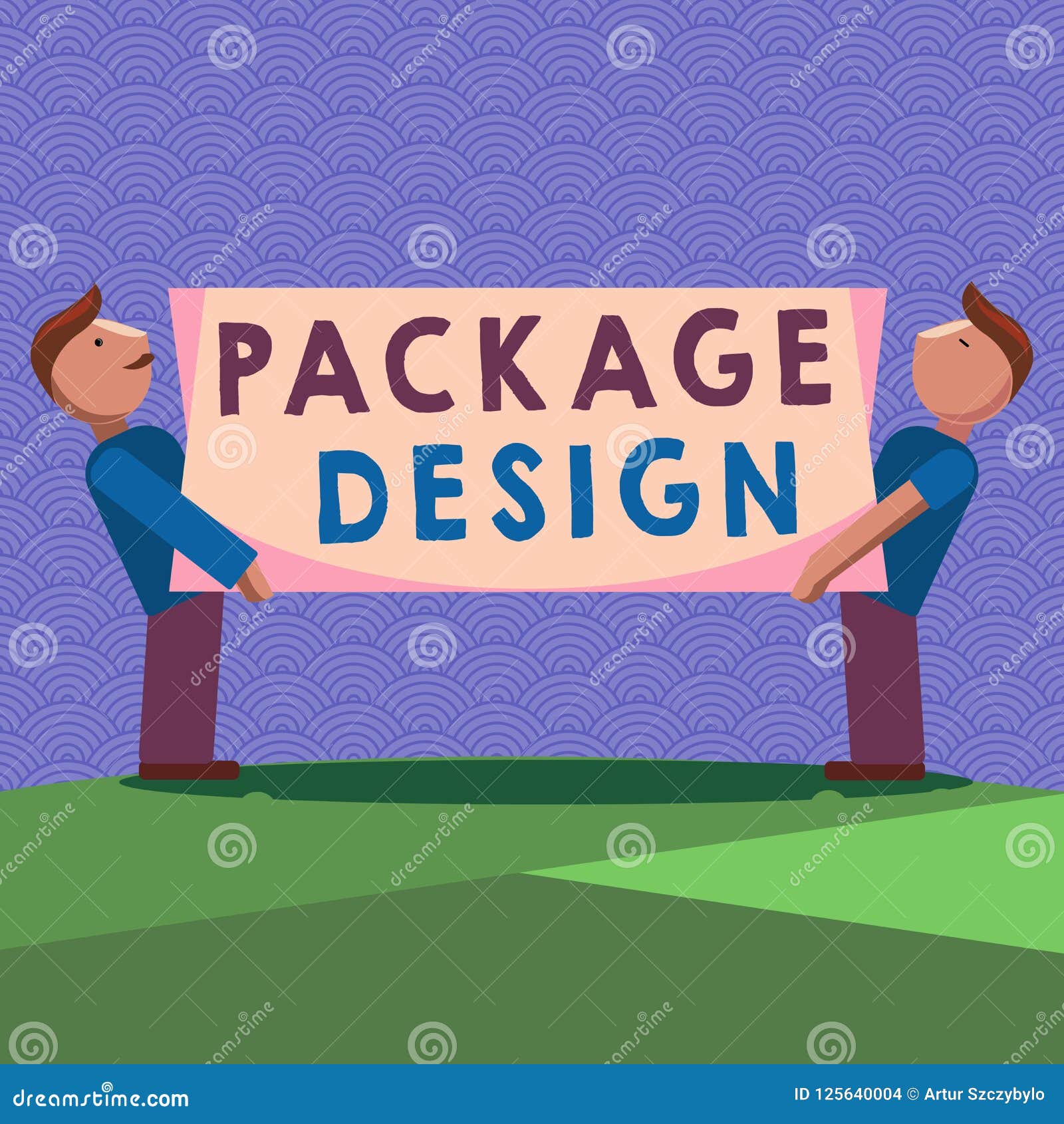 Handwriting Text Writing Package Design. Concept Meaning Strategy in ...