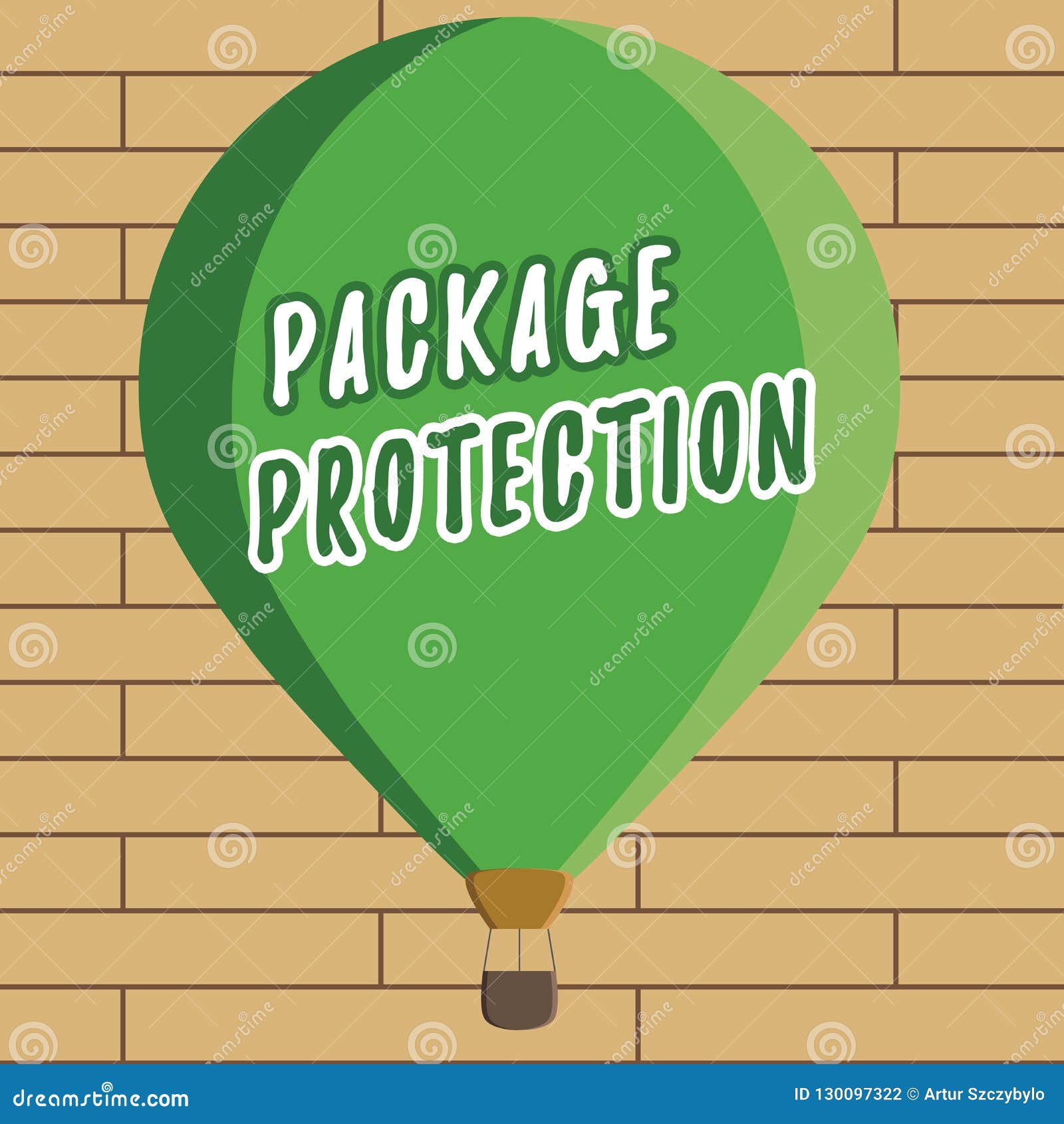 Handwriting Text Writing Package Protection. Concept Meaning Wrapping ...