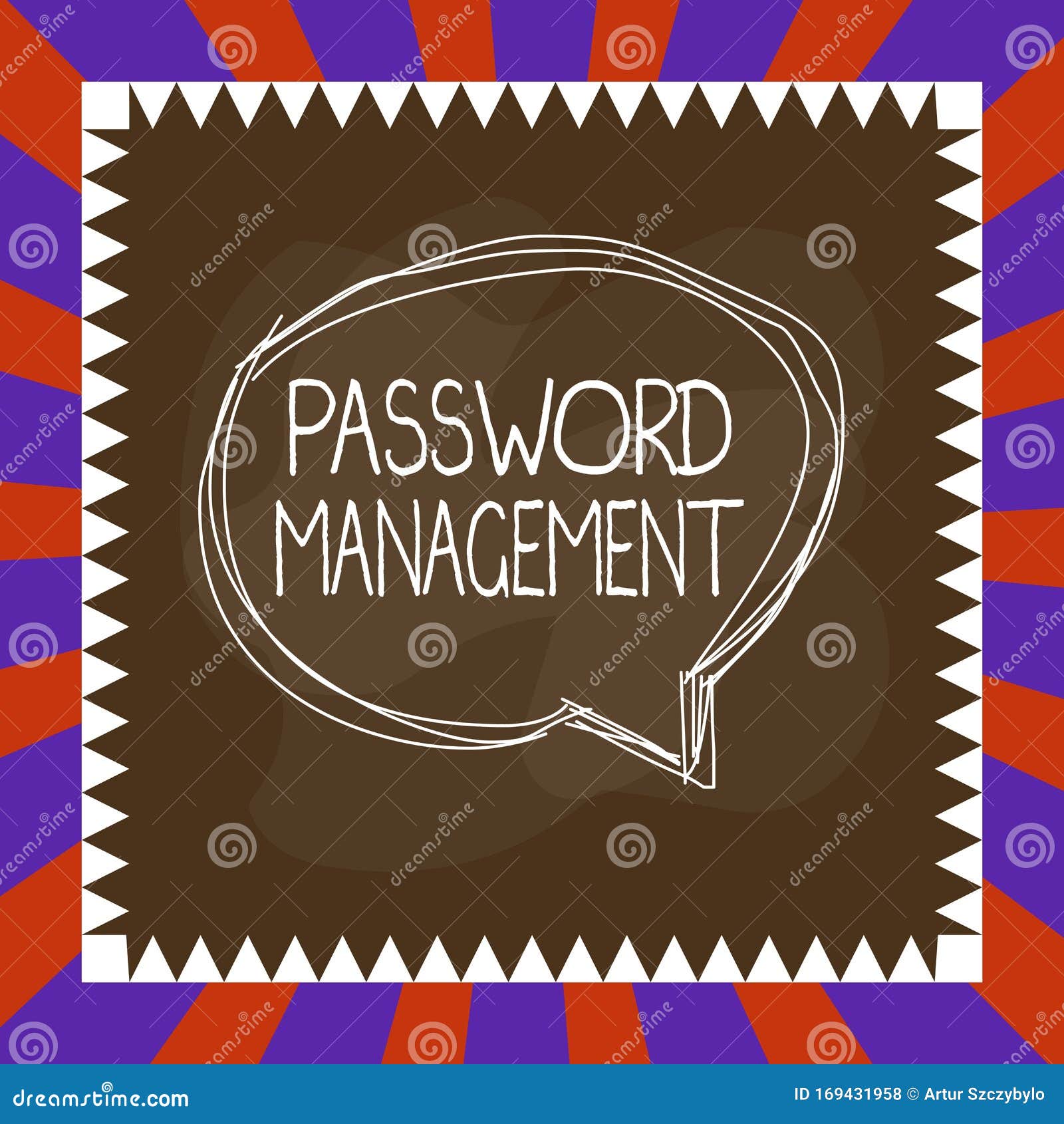 Handwriting Text Writing Password Management. Concept Meaning Software ...