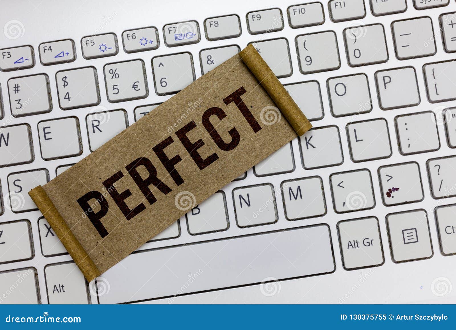 Handwriting Text Writing Perfect. Concept Meaning Having All Required ...