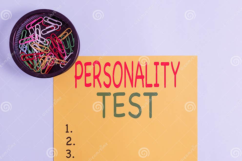 Handwriting Text Writing Personality Test. Concept Meaning a Method of ...