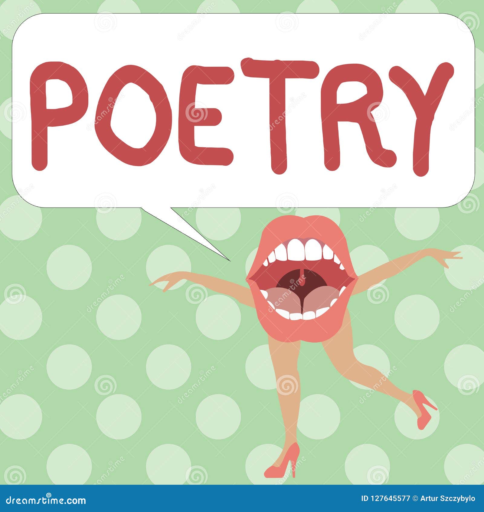 Handwriting Text Writing Poetry. Concept Meaning Literary Work in Which ...