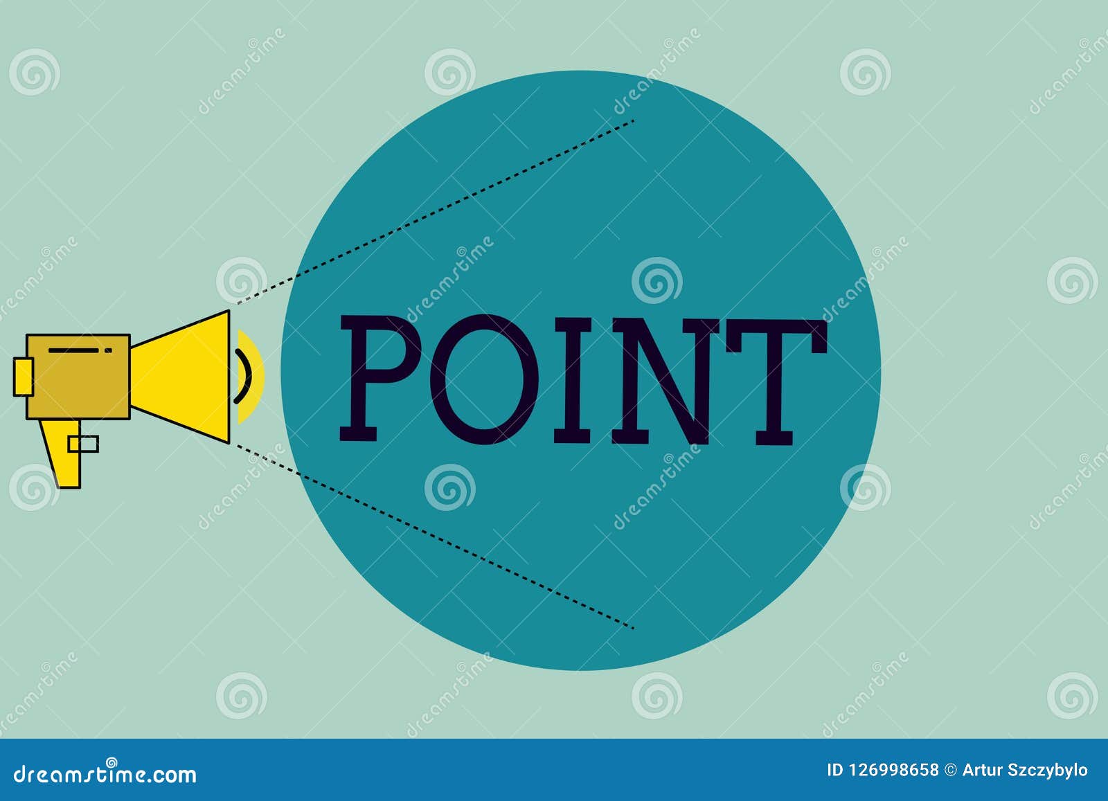 Handwriting Text Writing Point. Concept Meaning Dot or Other ...