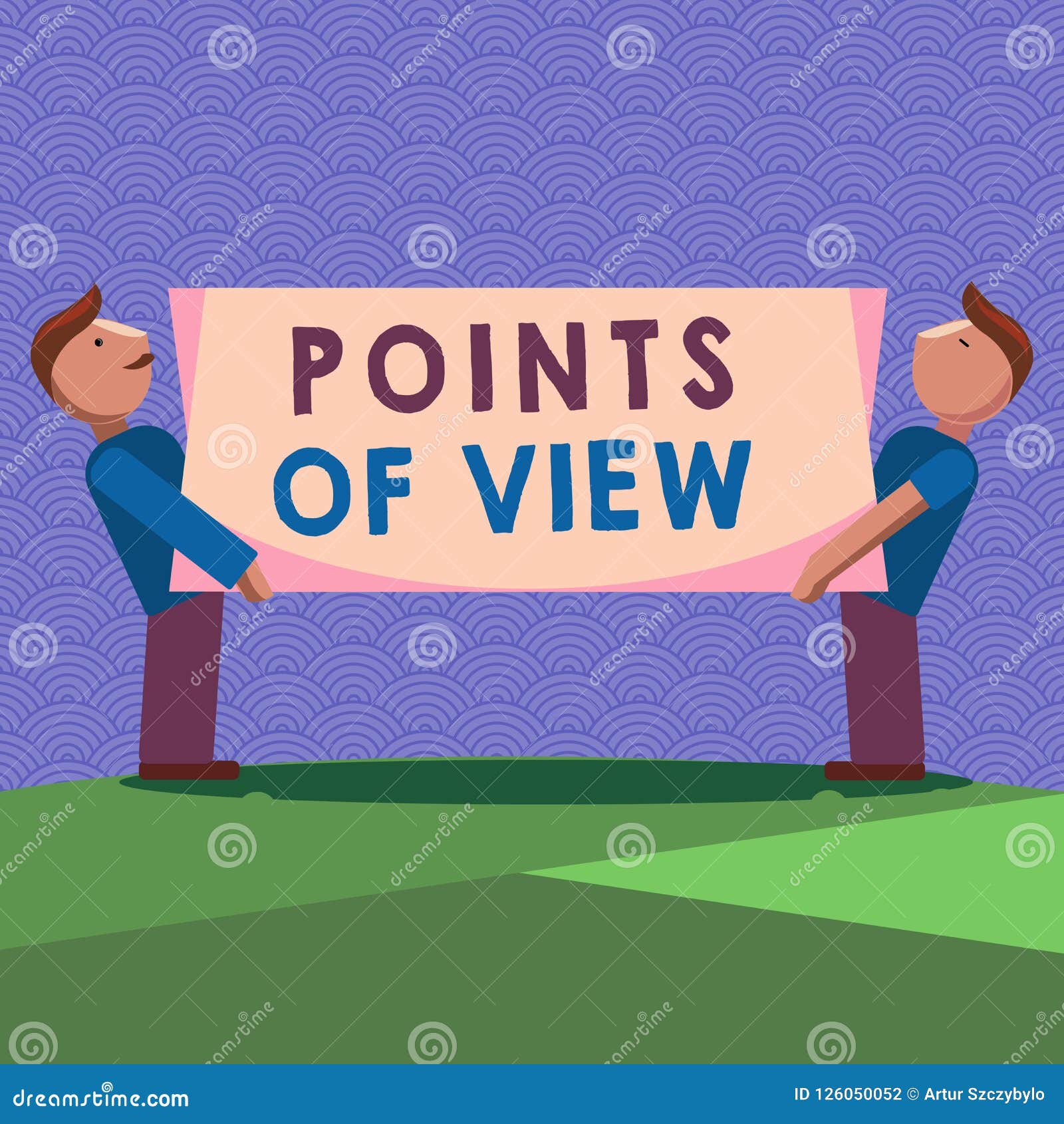 Handwriting Text Writing Points of View. Concept Meaning Interpretation ...