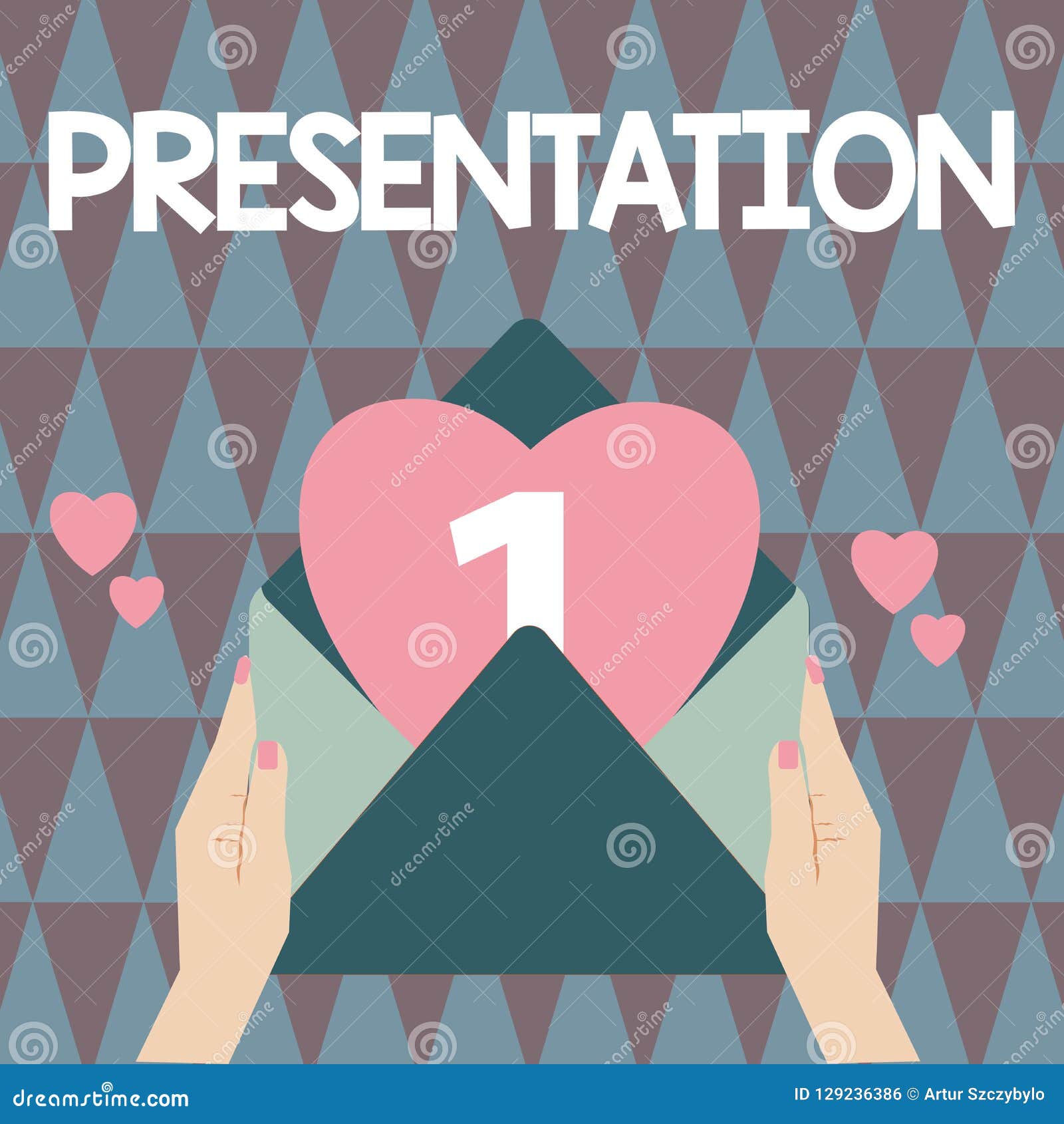 Handwriting Text Writing Presentation. Concept Meaning Speech or Talk ...