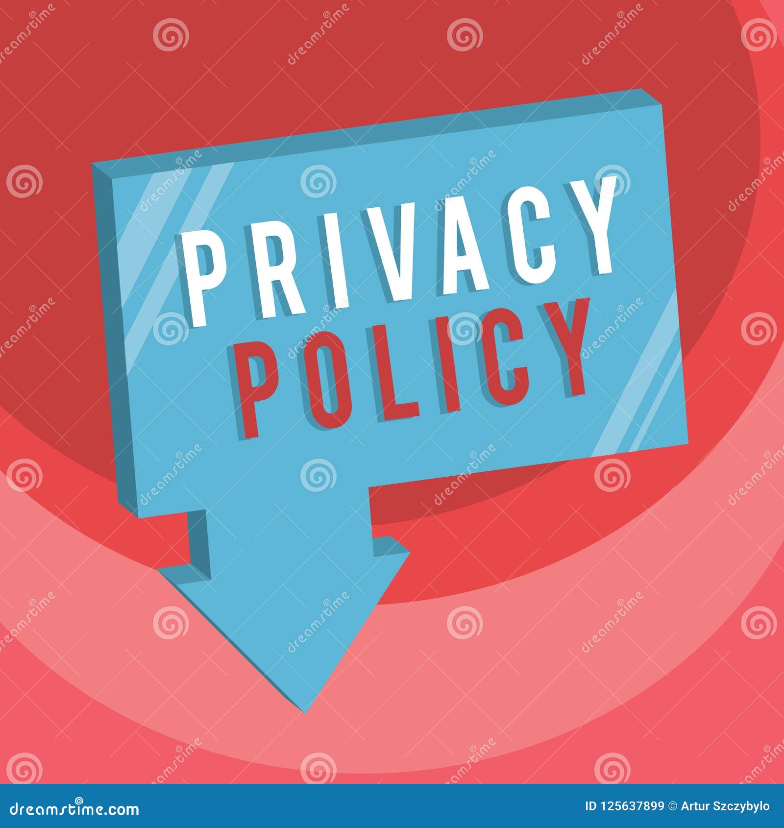 Handwriting Text Writing Privacy Policy. Concept Meaning Document that ...