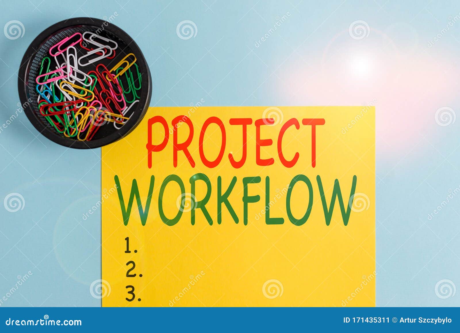 Handwriting Text Writing Project Workflow. Concept Meaning Series of ...