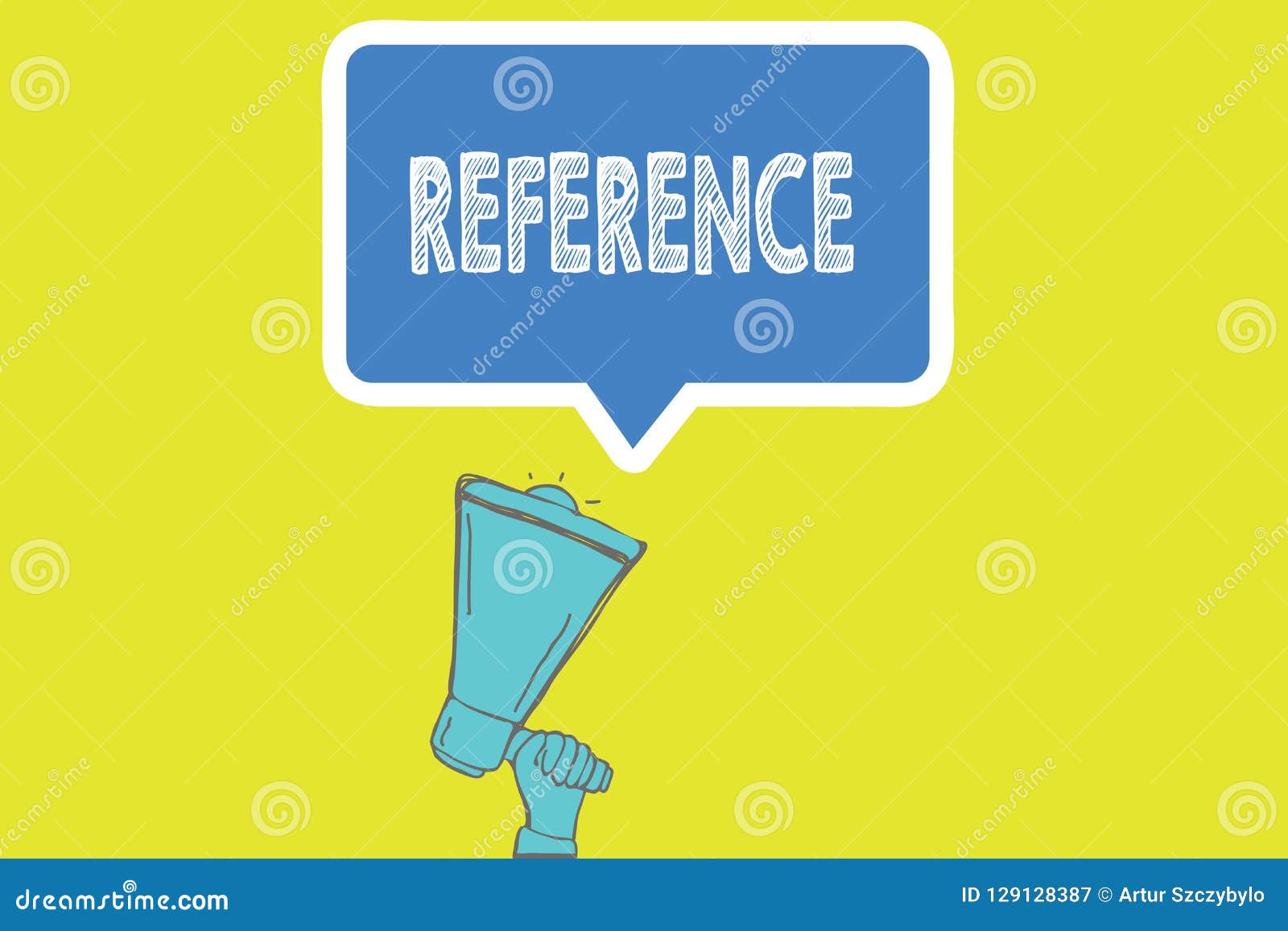 Handwriting Text Writing Reference. Concept Meaning Mentioning or ...