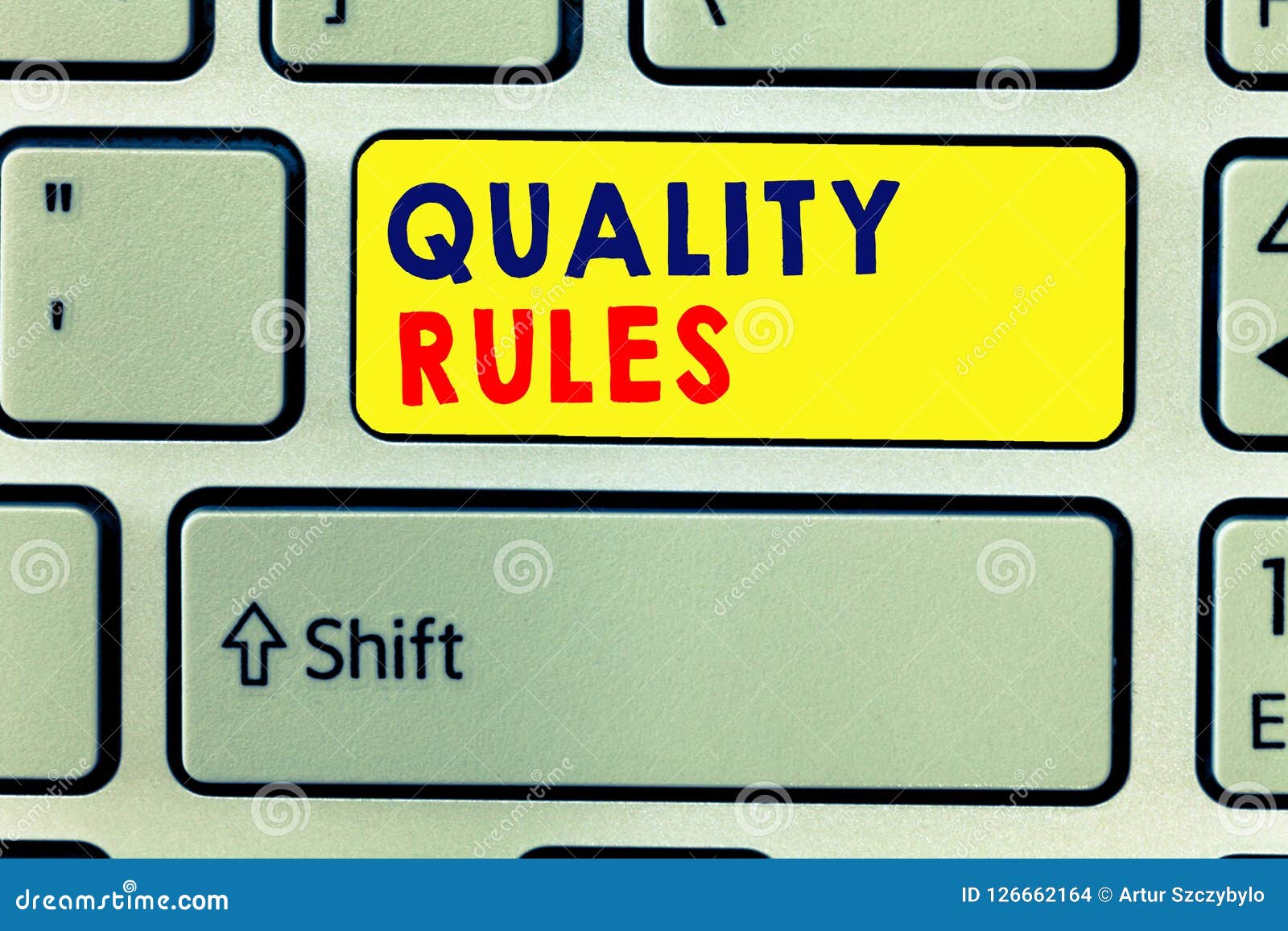 Handwriting Text Writing Regulations Rules. Concept Meaning Standard ...