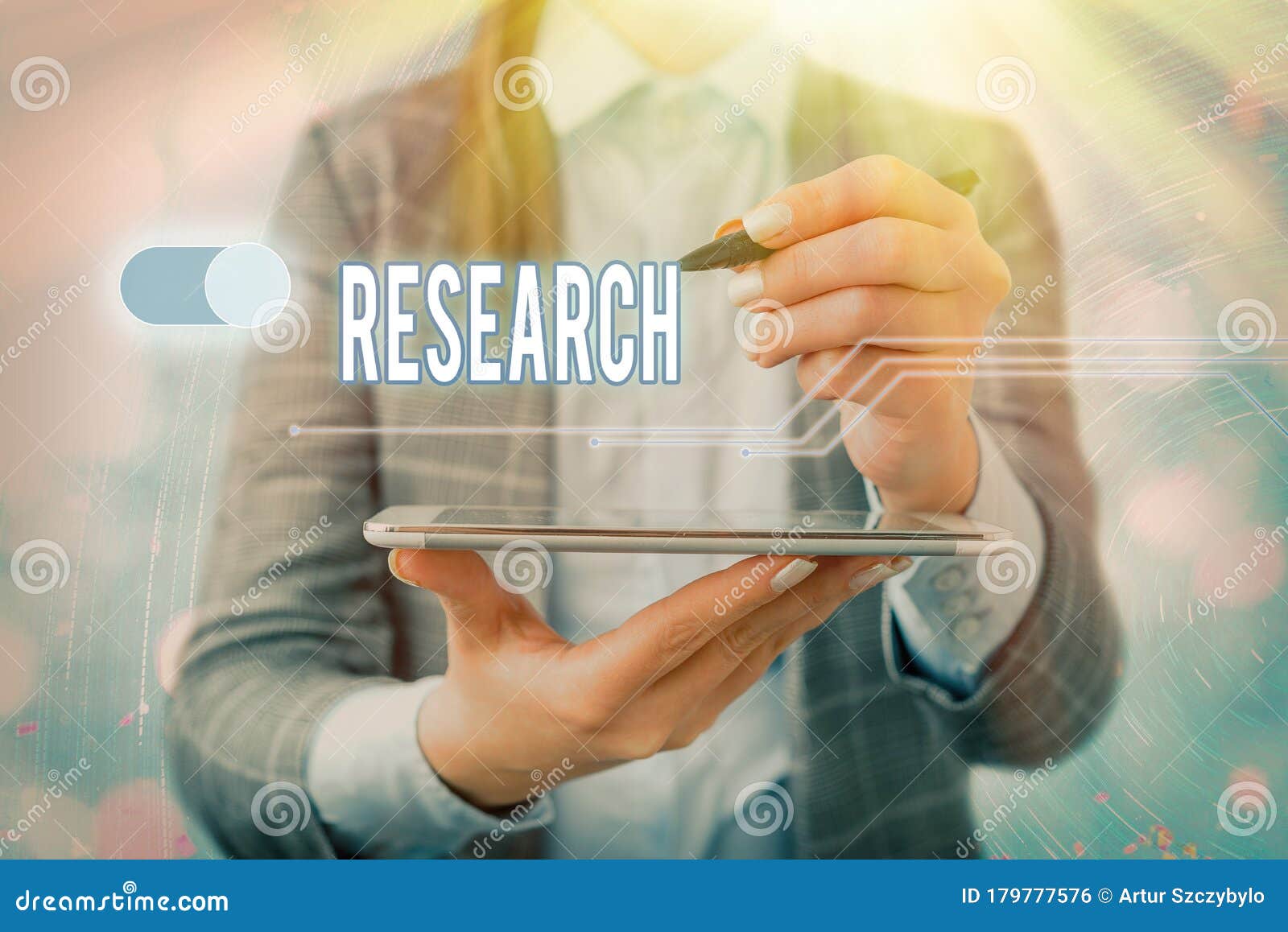 Handwriting Text Writing Research. Concept Meaning Systematic ...