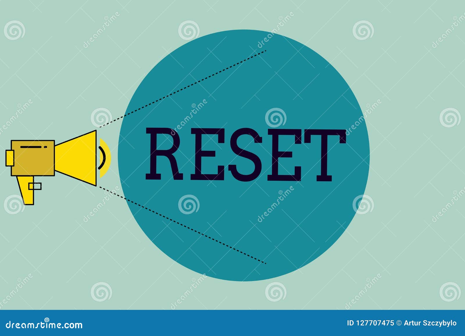 Handwriting Text Writing Reset. Concept Meaning Cause Device Return To ...