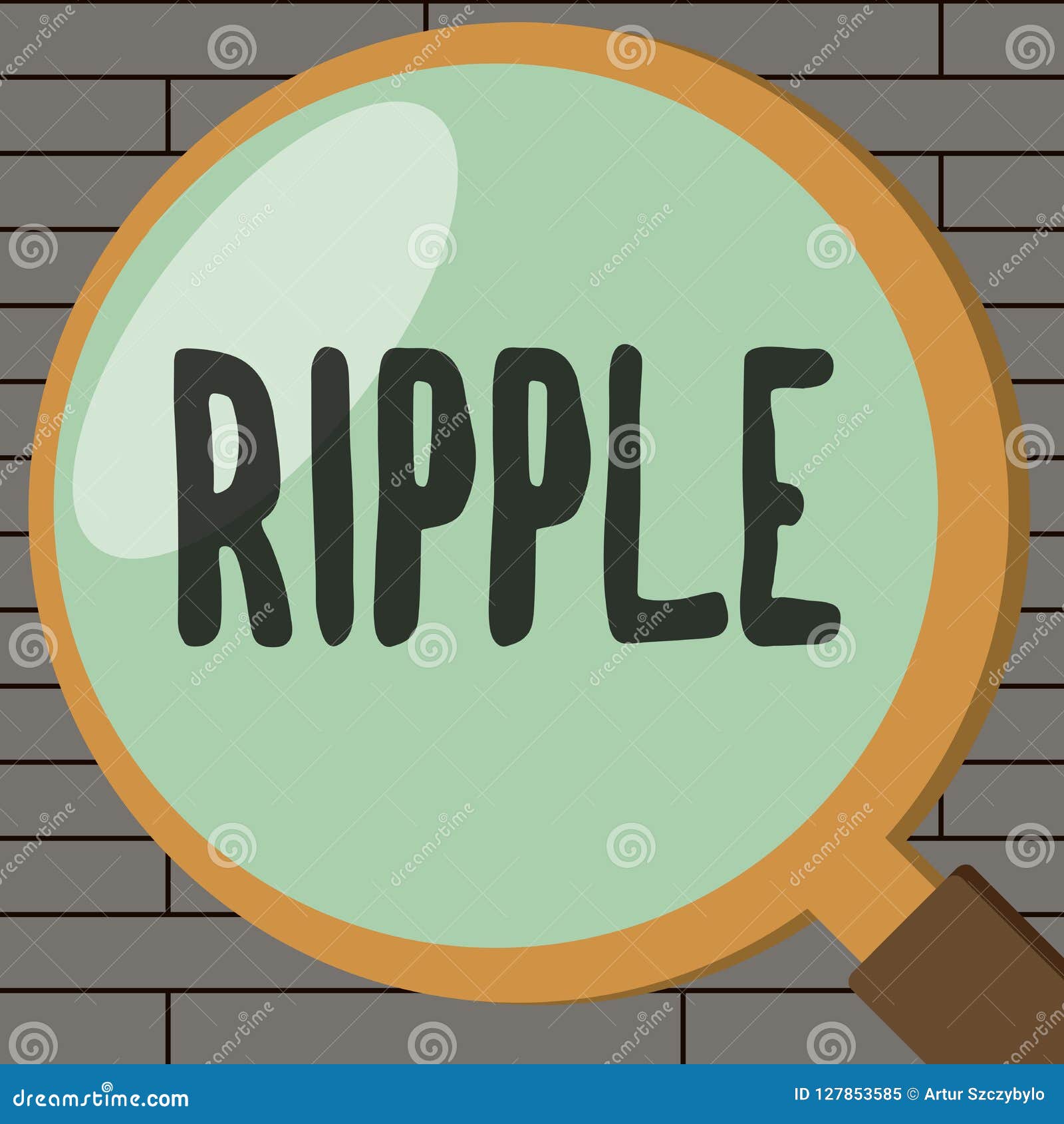Handwriting Text Writing Ripple. Concept Meaning Small Wave or Series ...