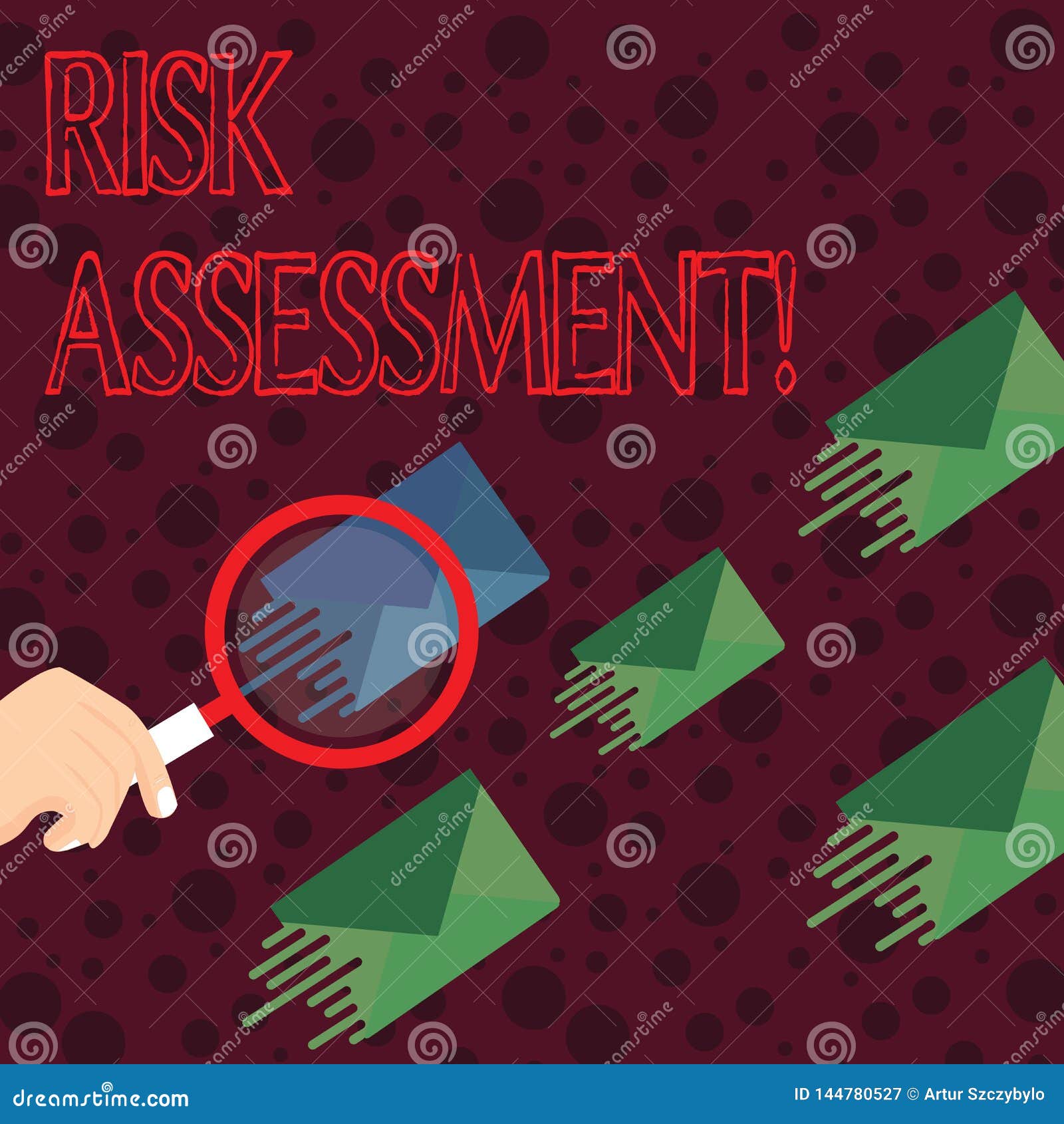 Handwriting Text Writing Risk Assessment. Concept Meaning Evaluating ...