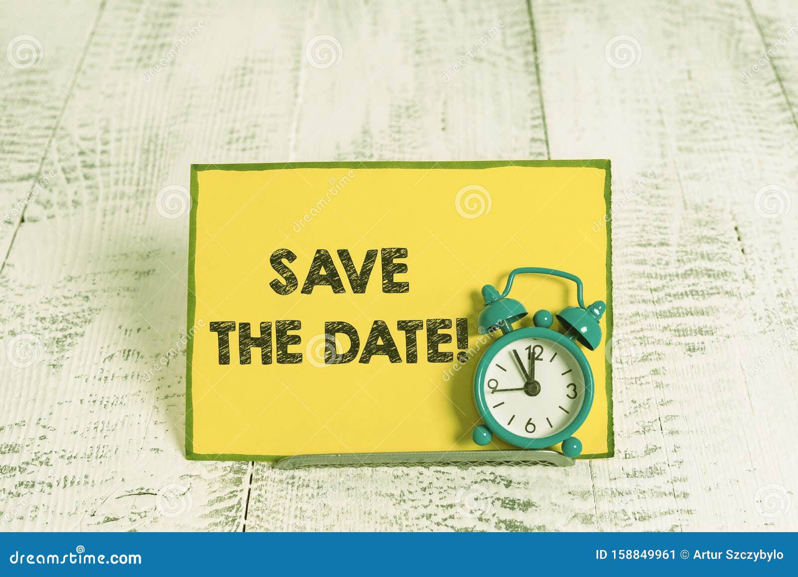 Handwriting Text Writing Save the Date. Concept Meaning Remember Not ...