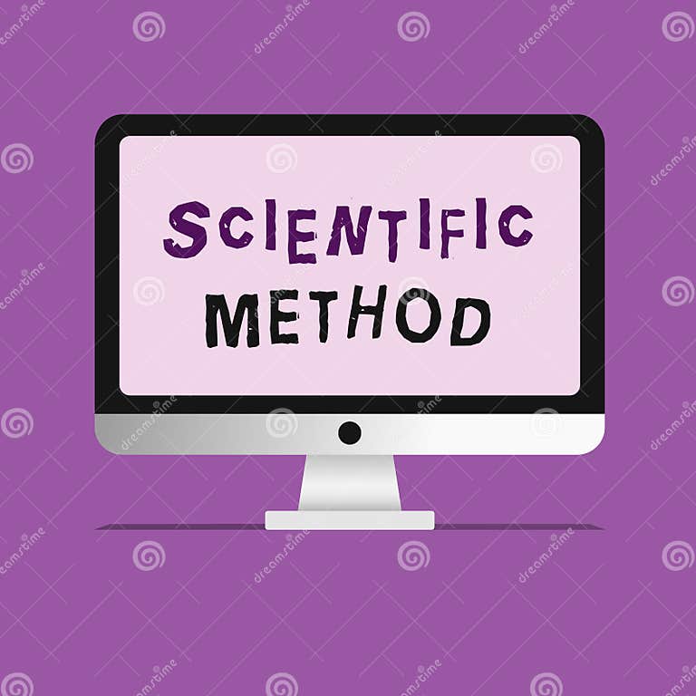 Handwriting Text Writing Scientific Method. Concept Meaning Principles ...