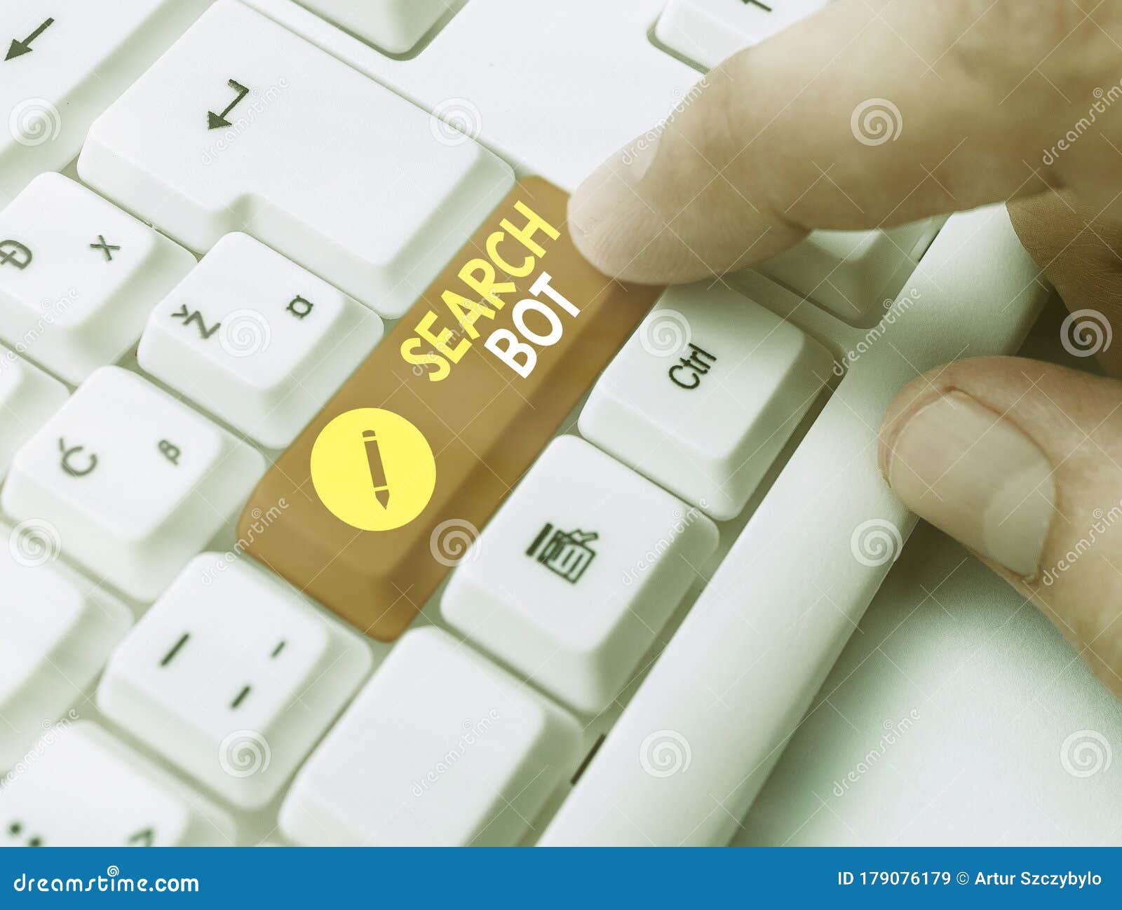 Handwriting Text Writing Search Bot. Concept Meaning a Program that ...