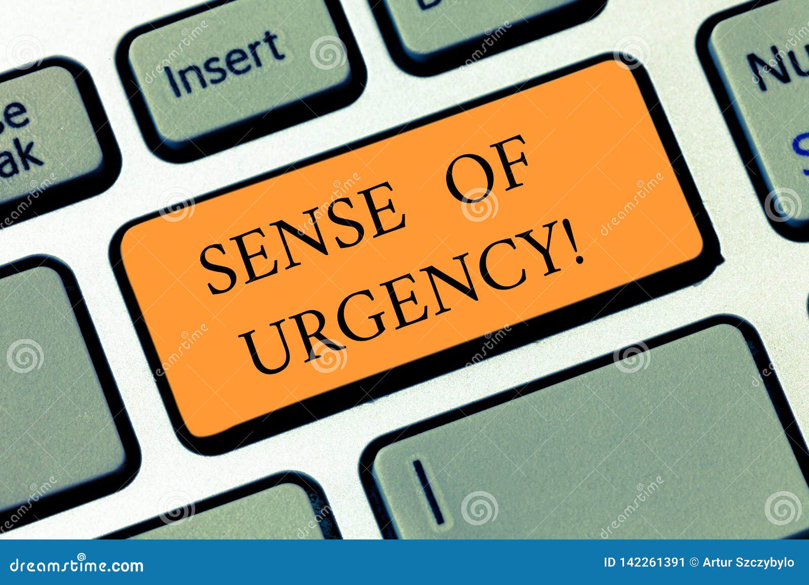 Handwriting Text Writing Sense of Urgency. Concept Meaning First ...