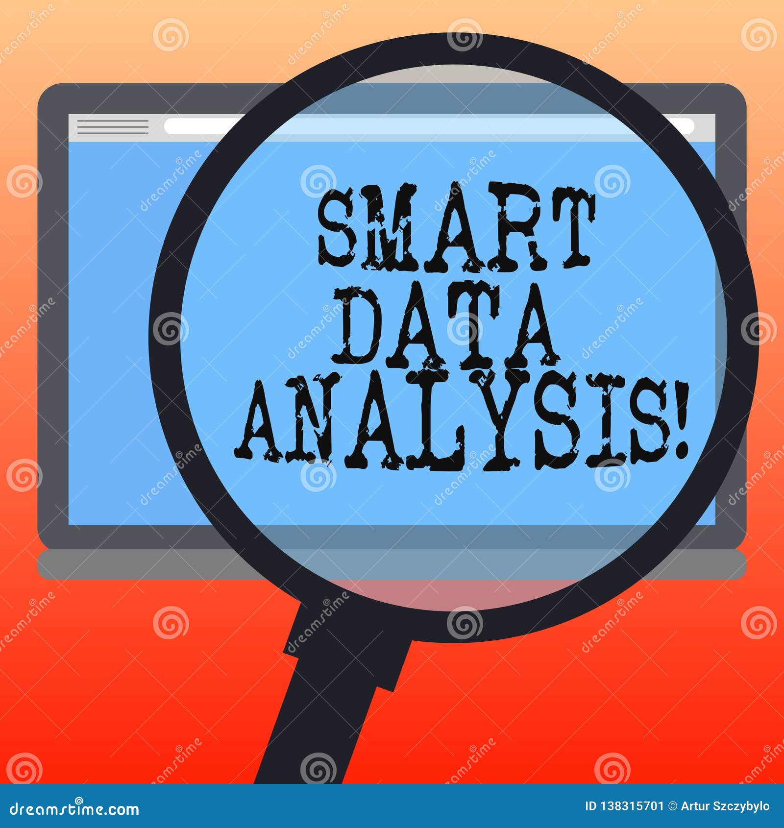 Handwriting Text Writing Smart Data Analysis. Concept Meaning ...