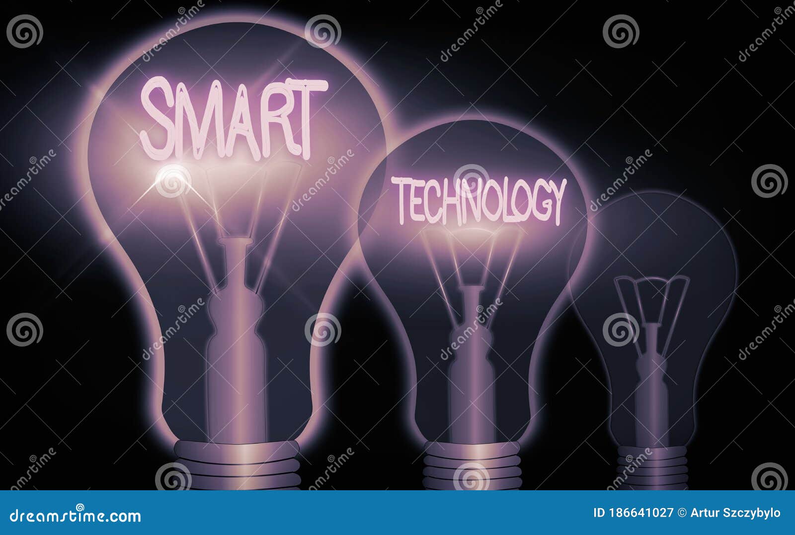 Handwriting Text Writing Smart Technology. Concept Meaning Used To ...