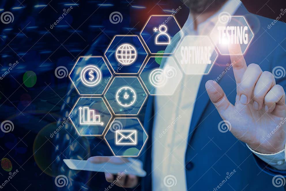 Handwriting Text Writing Software Testing Concept Meaning Evaluate The Functionality Of A