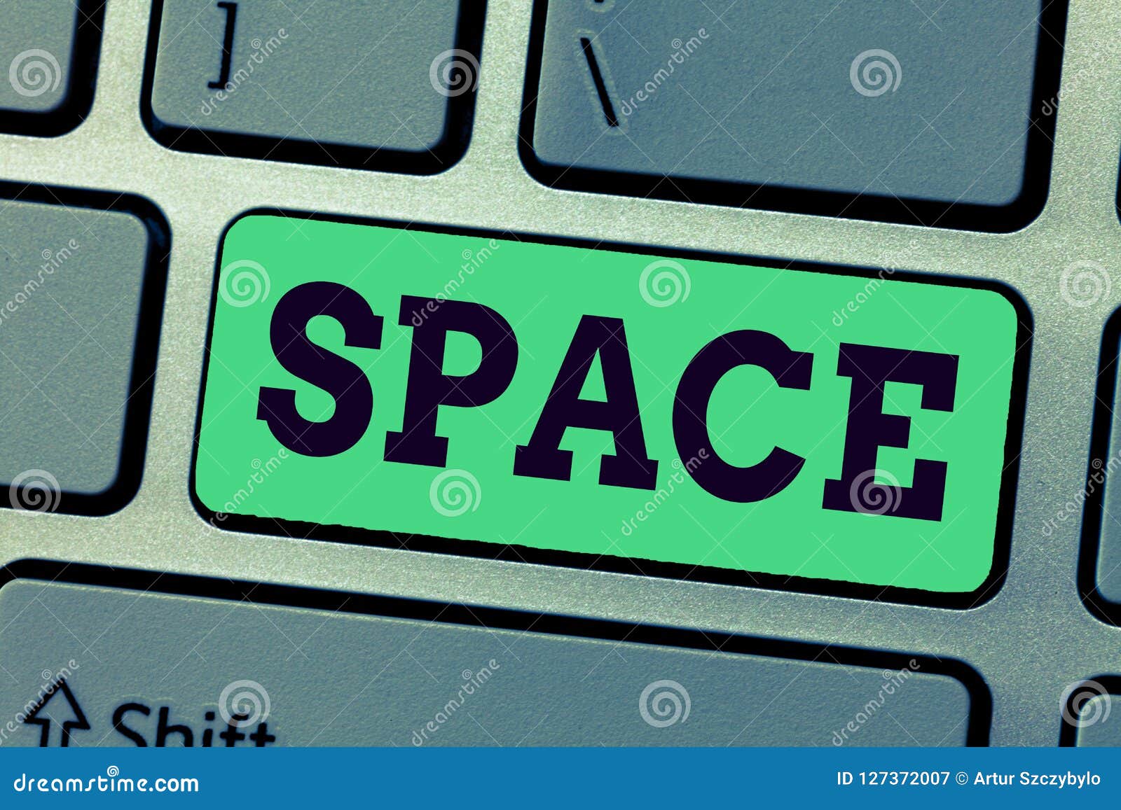 Handwriting Text Writing Space. Concept Meaning Continuous Area or ...